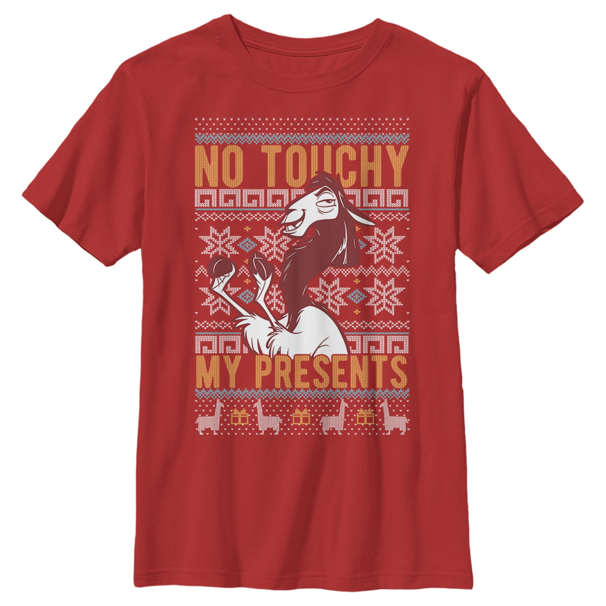 Boy's Disney The Emperor's New Groove Kuzco No Touchy Graphic Tee Red X ...