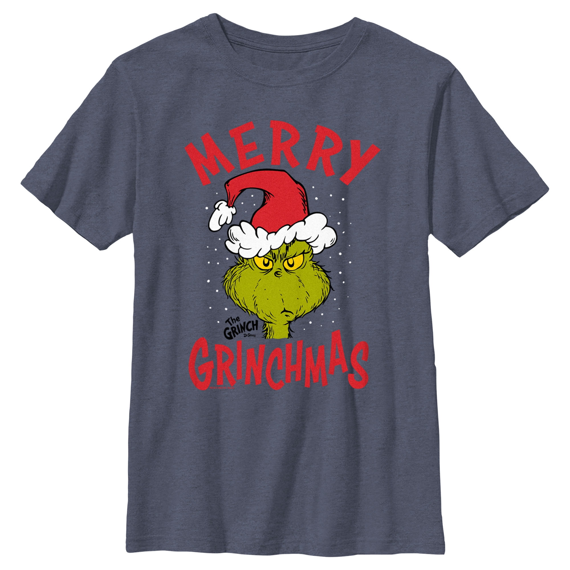 Boy's Dr. Seuss Merry Grinchmas Graphic T-Shirt - Walmart.com