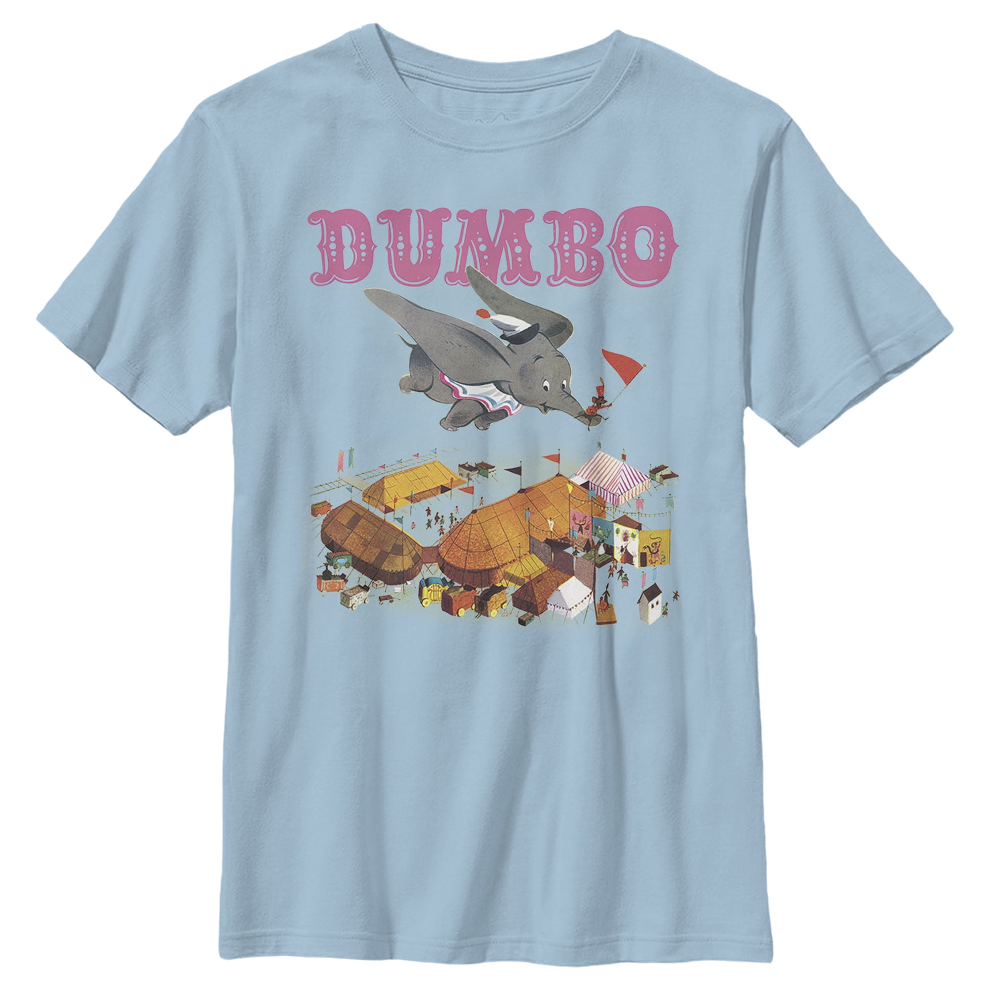 Boy's Dumbo Classic Storybook Cover Graphic Tee Light Blue Large ...