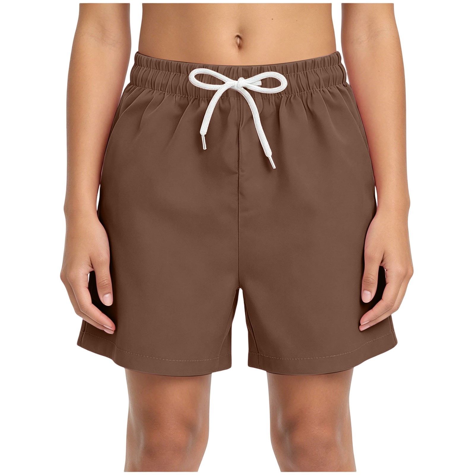Boy's Elastic Waist Shorts Wide Leg Workout Shorts for Summer Fitness ...
