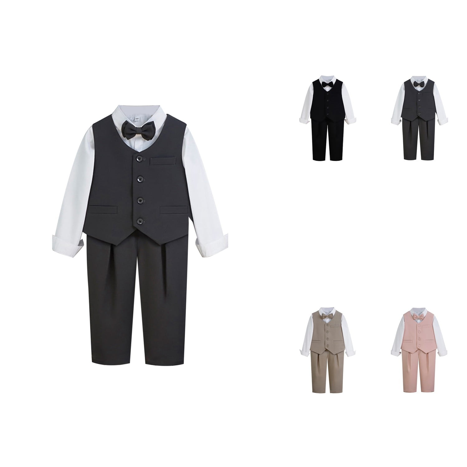 Boy's Formal Suit Jacket Outfit, Large Size Kids Speech Hosting ...