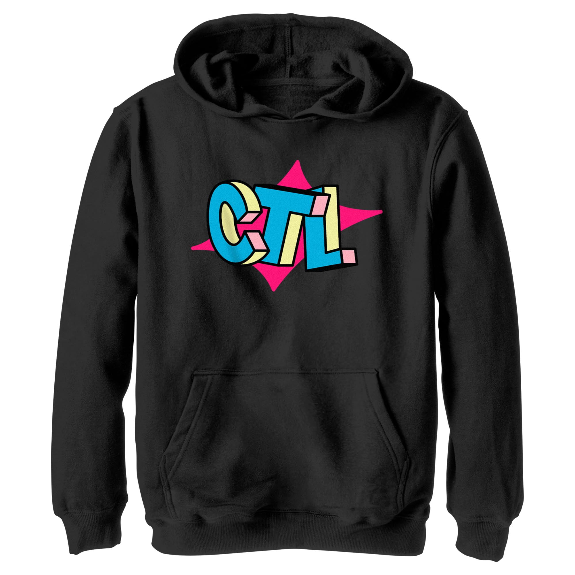 Boy's Fortnite CTL Retro Logo Pull Over Hoodie Black X Large - Walmart.com