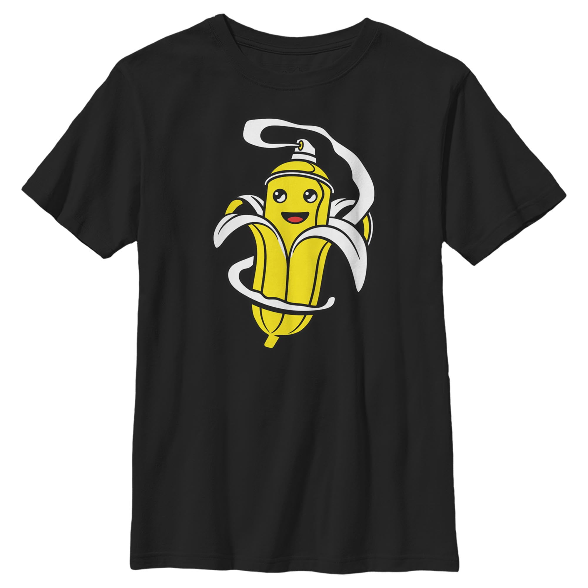 Boy's Fortnite Peely Aerosol Can Graphic Tee Black Large - Walmart.com