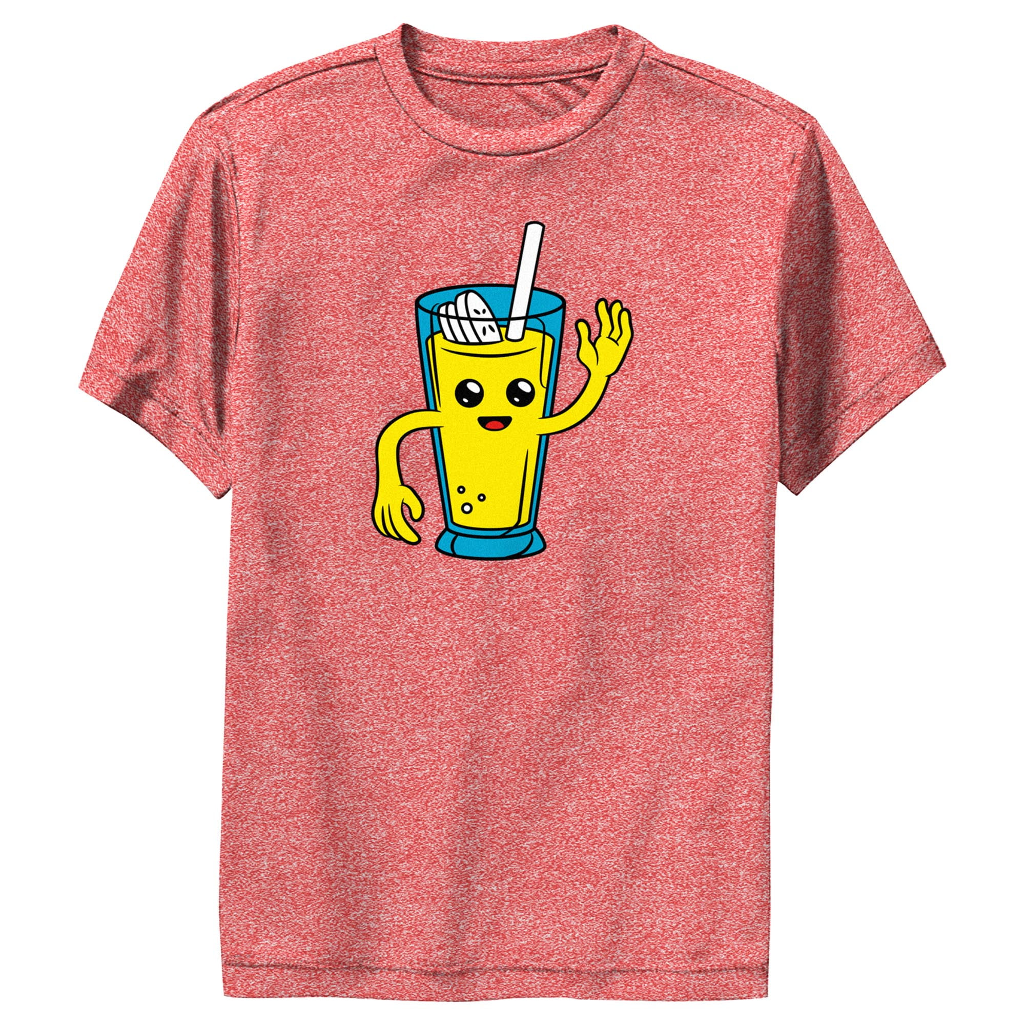 Boy's Fortnite Peely Banana Smoothie Performance Graphic Tee Red ...