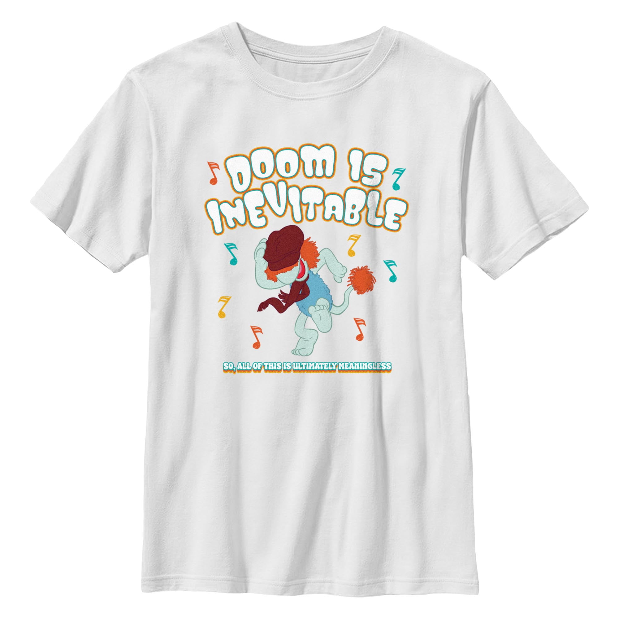 Boy's Fraggle Rock Boober Doom Is Inevitable Graphic T-Shirt - Walmart.com