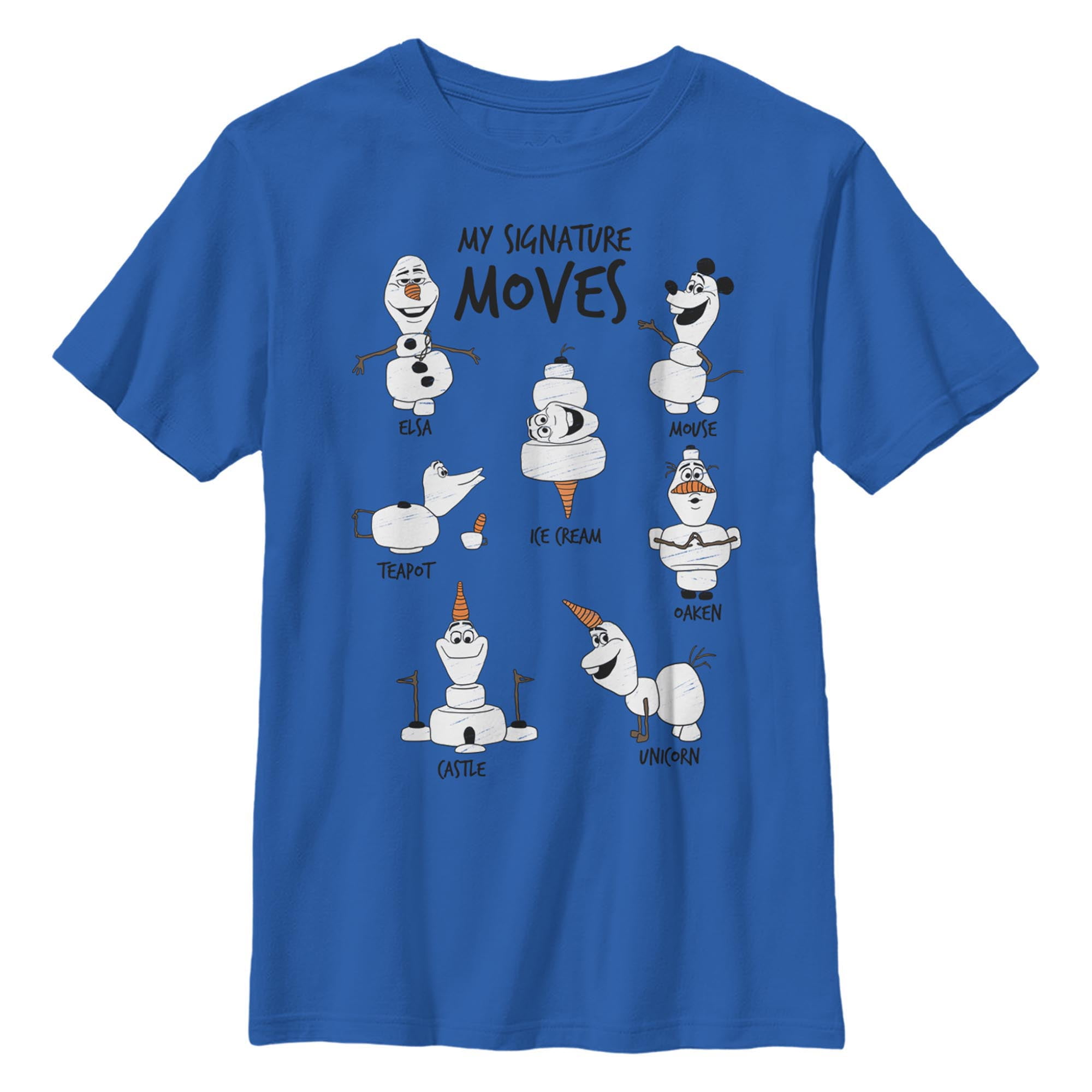 Boy's Frozen 2 Olaf Signature Moves Graphic T-Shirt - Walmart.com