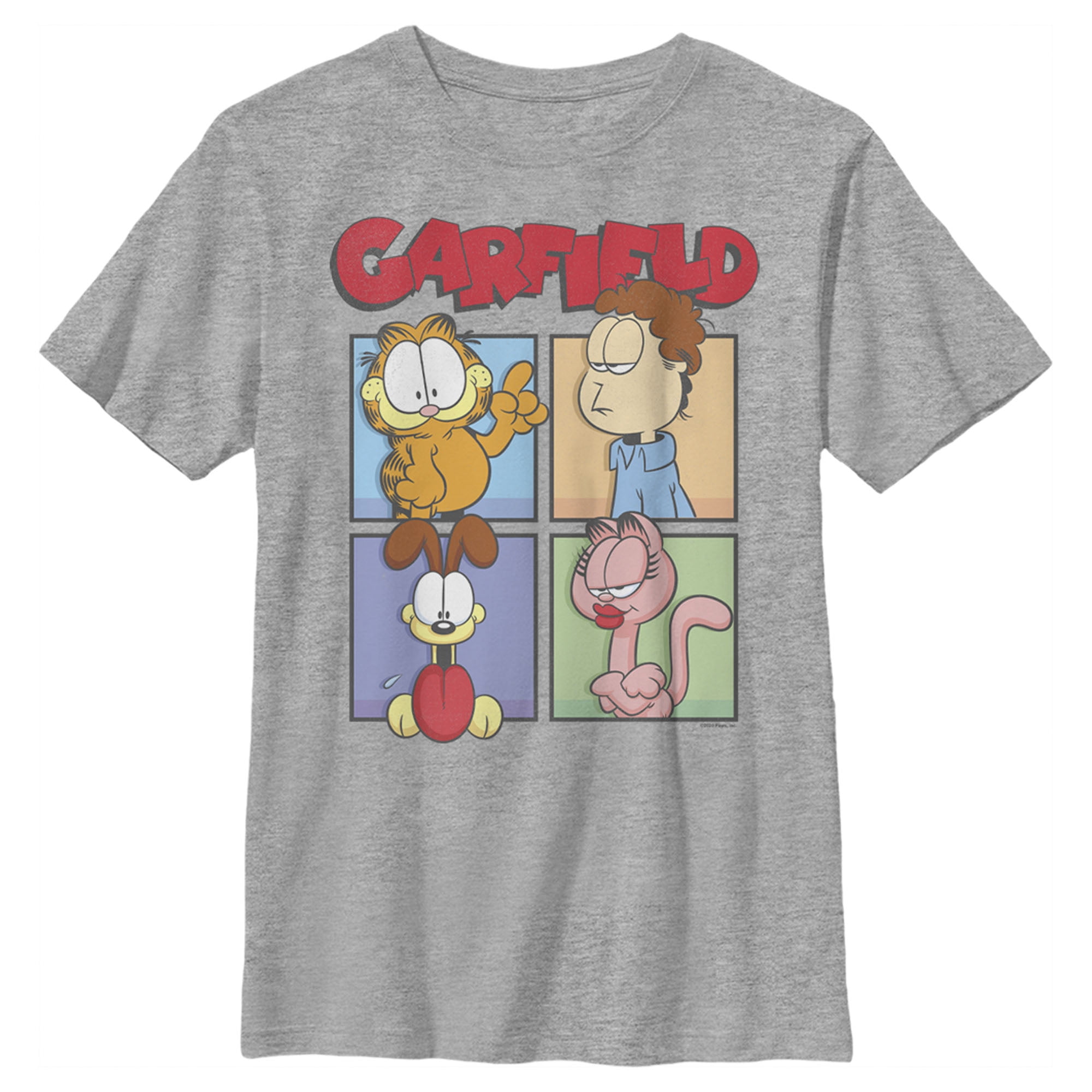 Boy's Garfield Colorful Character Portraits Graphic T-Shirt - Walmart.com