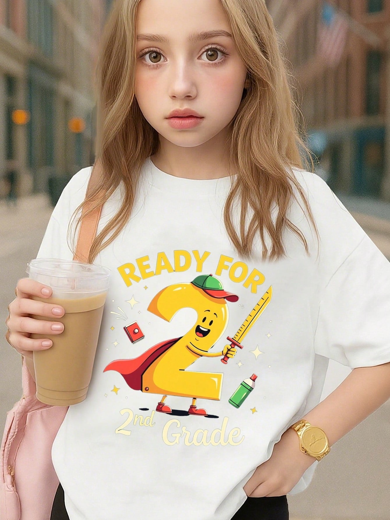 Boy's/Girls "Superhero Theme Cotton Graphic Tees, Back To School ...