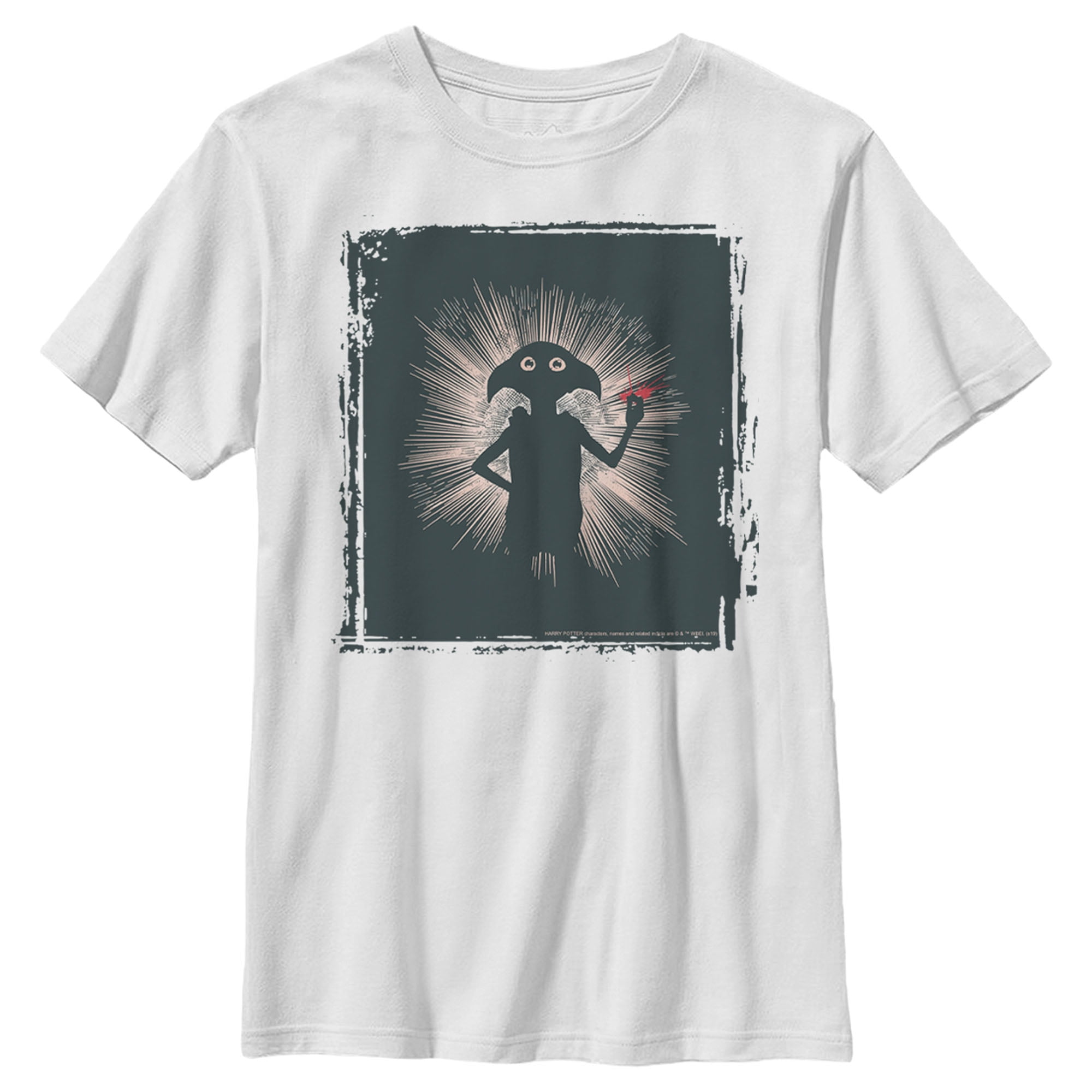 Boy's Harry Potter Dobby Magic Snap Graphic Tee White Large - Walmart.com