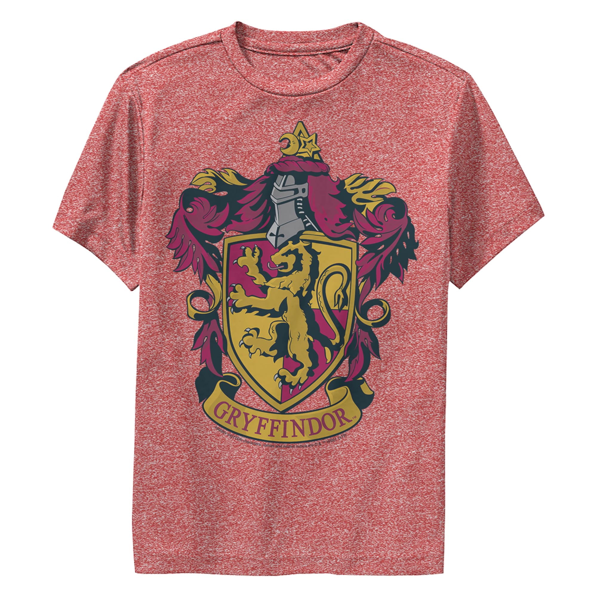 Boy's Harry Potter Gryffindor Ornate Crest Performance Graphic T-Shirt ...