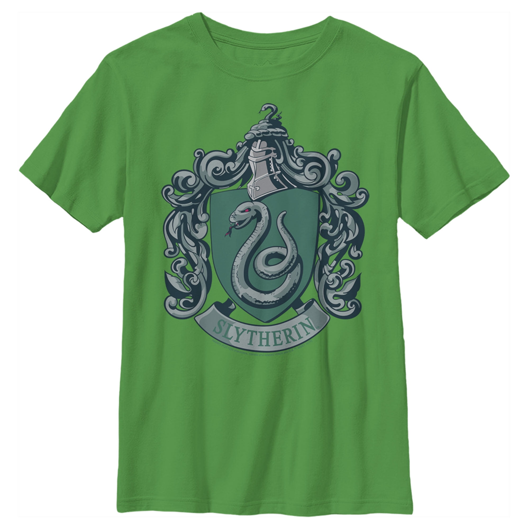 Boy's Harry Potter Hogwarts Slytherin Graphic Tee Kelly Green Large ...