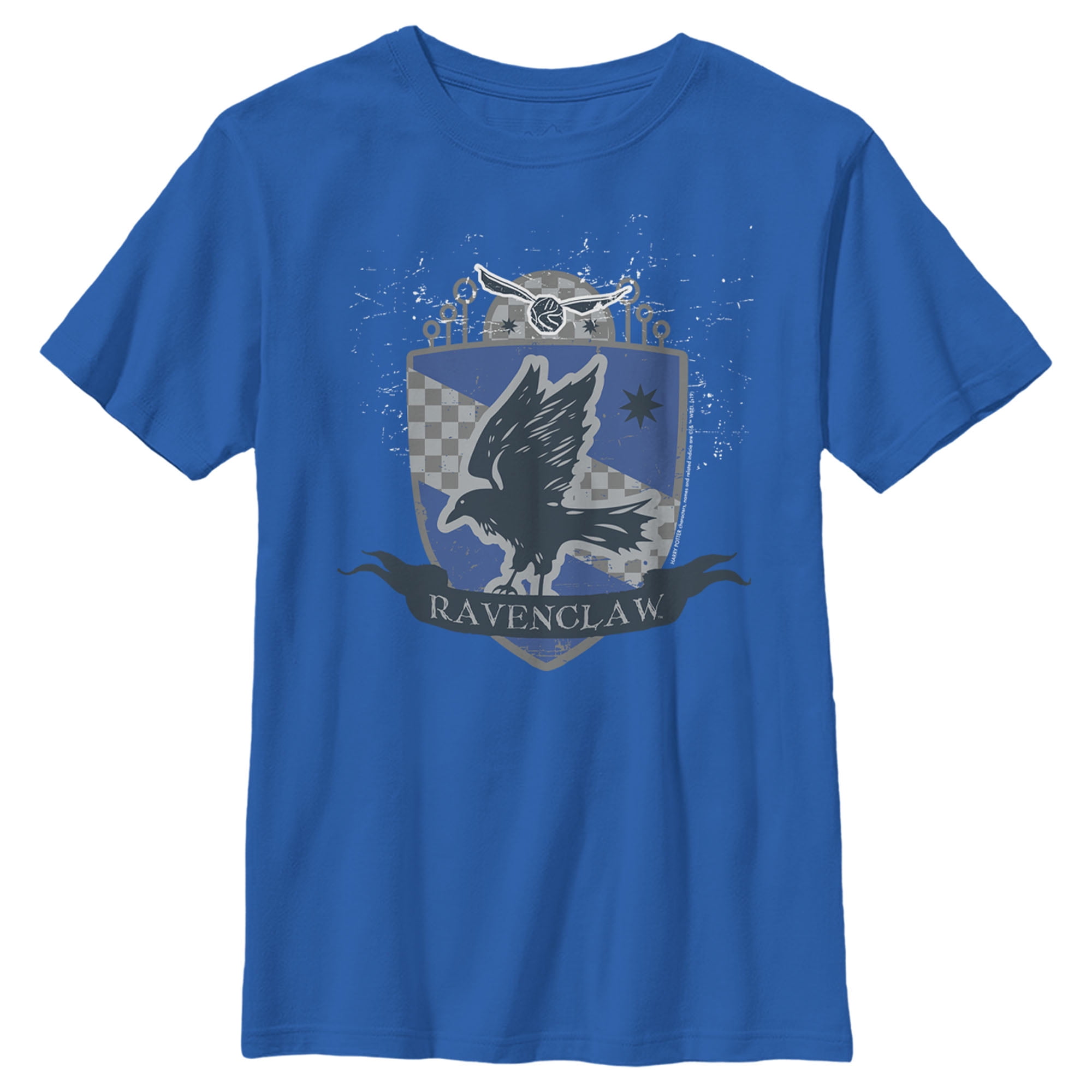 Boy's Harry Potter Ravenclaw House Shield Graphic Tee Royal Blue Medium ...