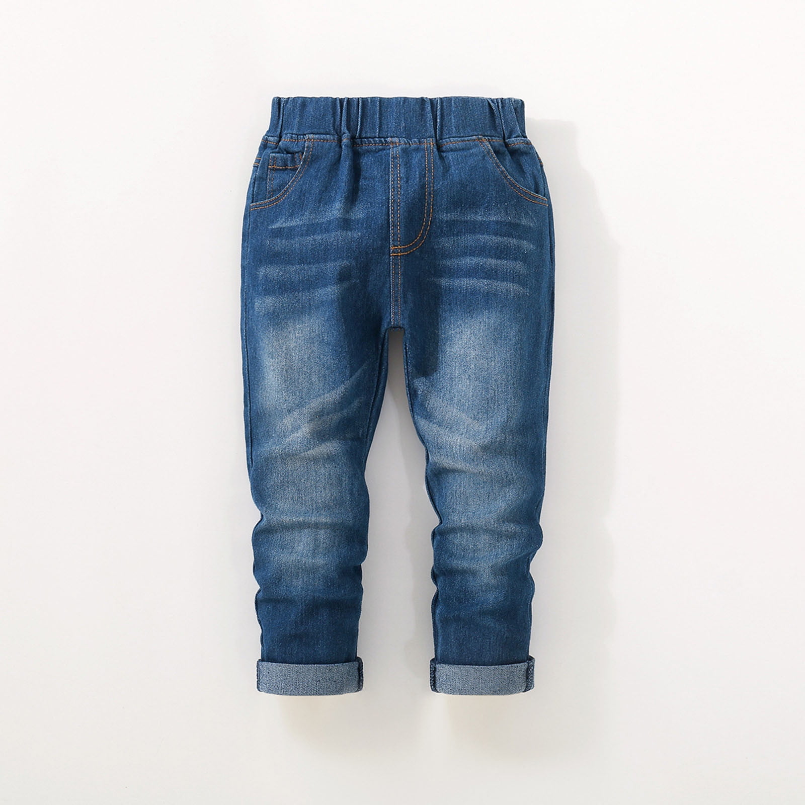 Boy's Hip Hop Street Jeans High Waist Floor Length Baggy Wide Leg ...