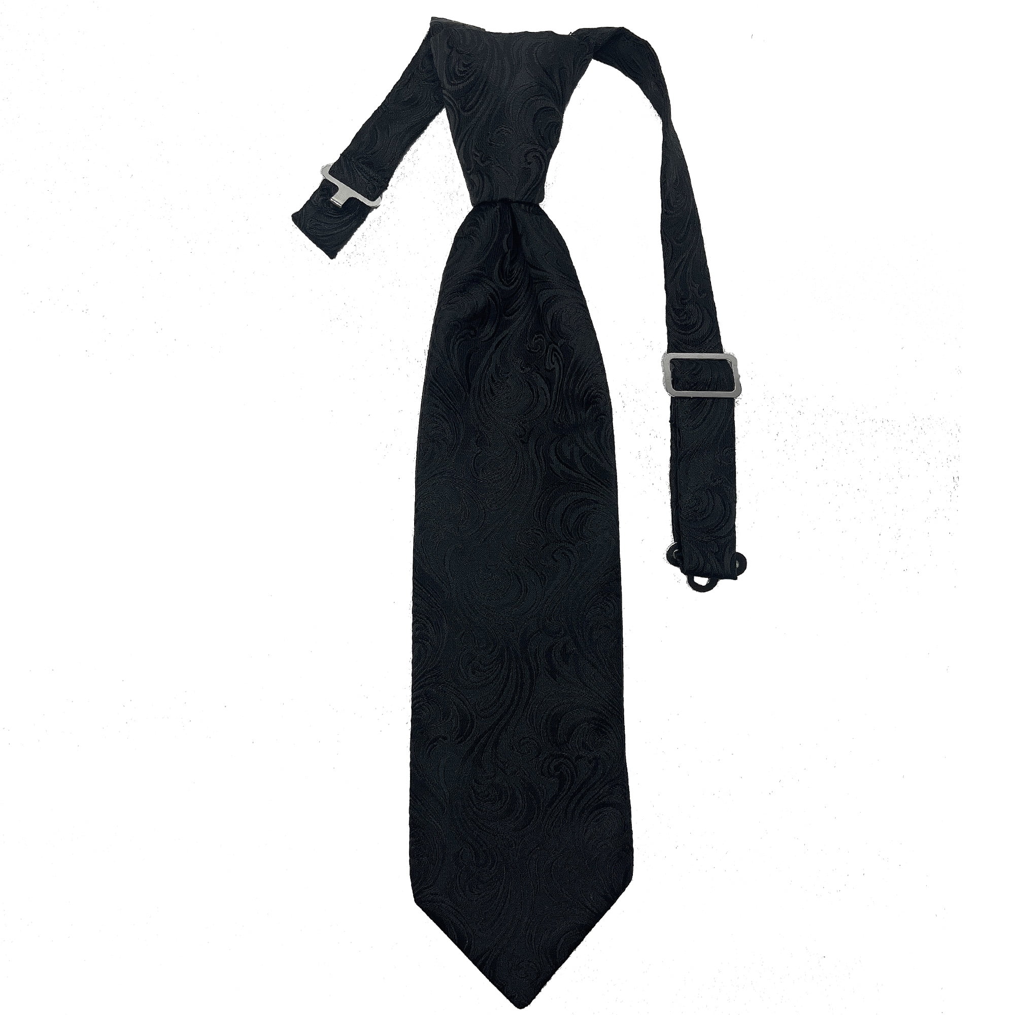 Boy’s Imperial Black Formal Satin Pre-Tied Neck Tie in a Variety of ...