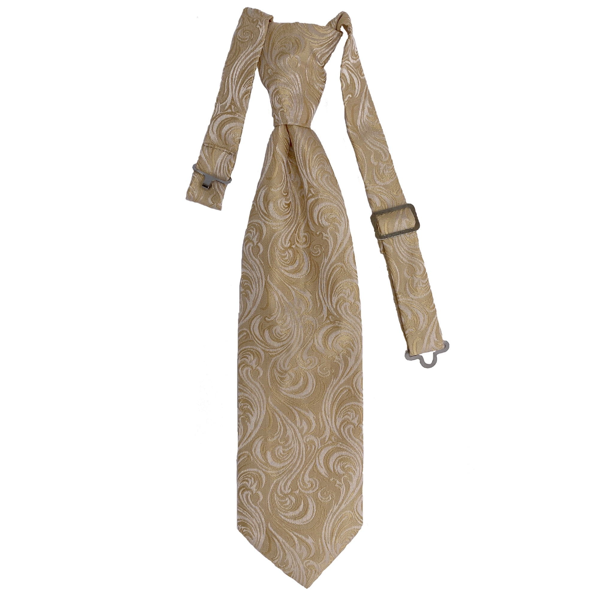 Boy’s Imperial Champagne Formal Satin Pre-Tied Neck Tie in a Variety of ...
