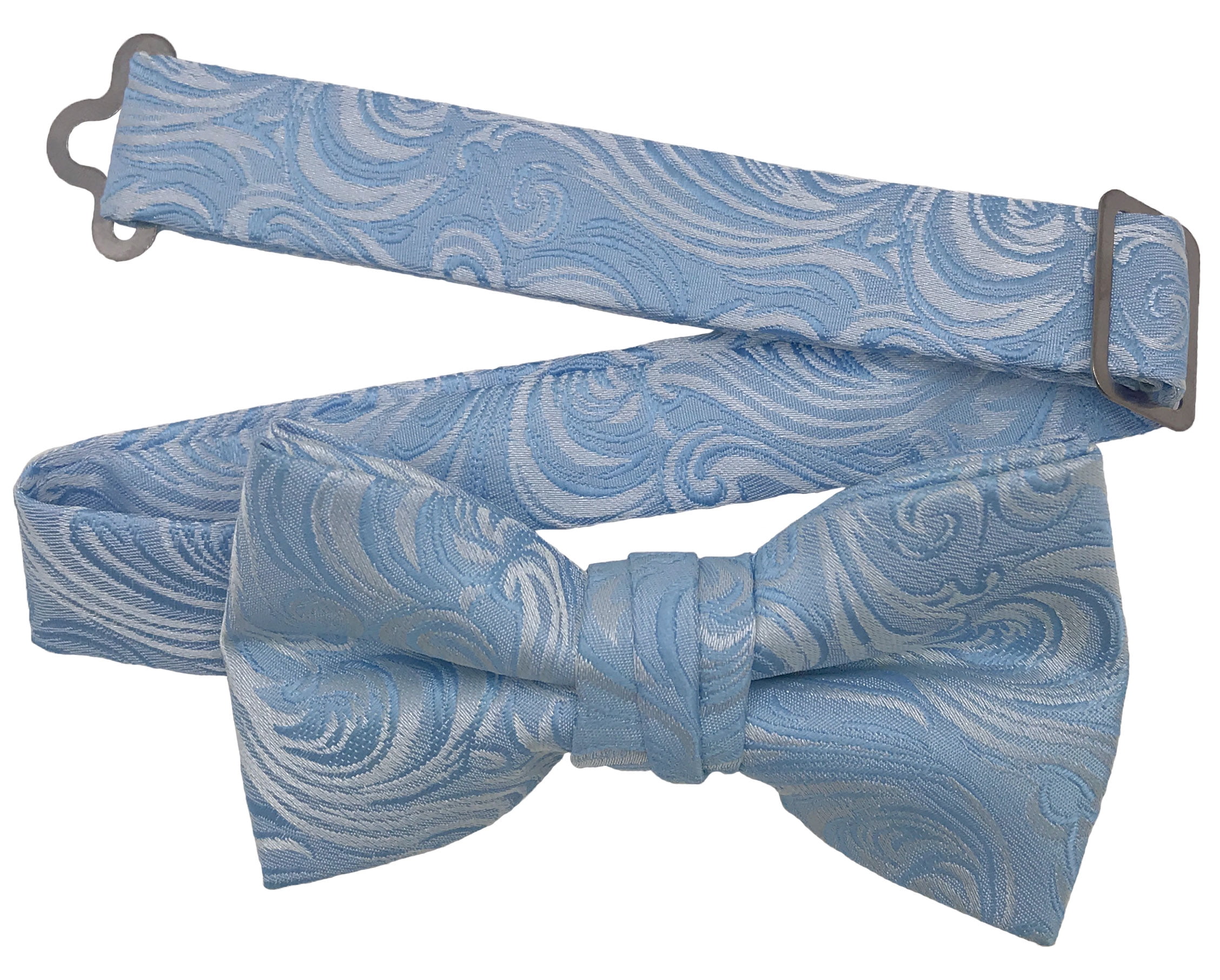 Boy’s Imperial Dusty Blue Formal Satin Pre-Tied Bow Tie in a Variety of ...