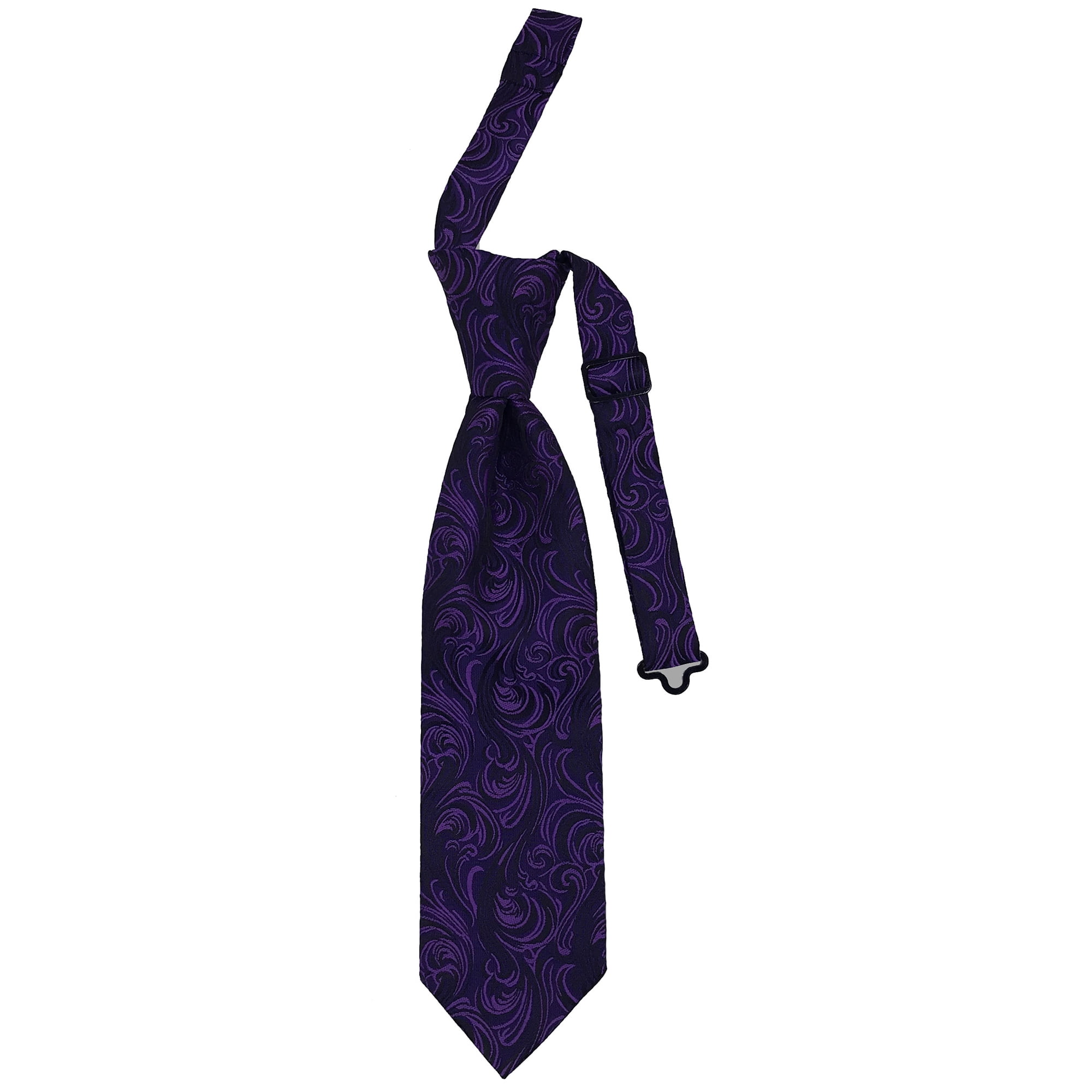 Boy’s Imperial Purple Formal Satin Pre-Tied Neck Tie in a Variety of ...