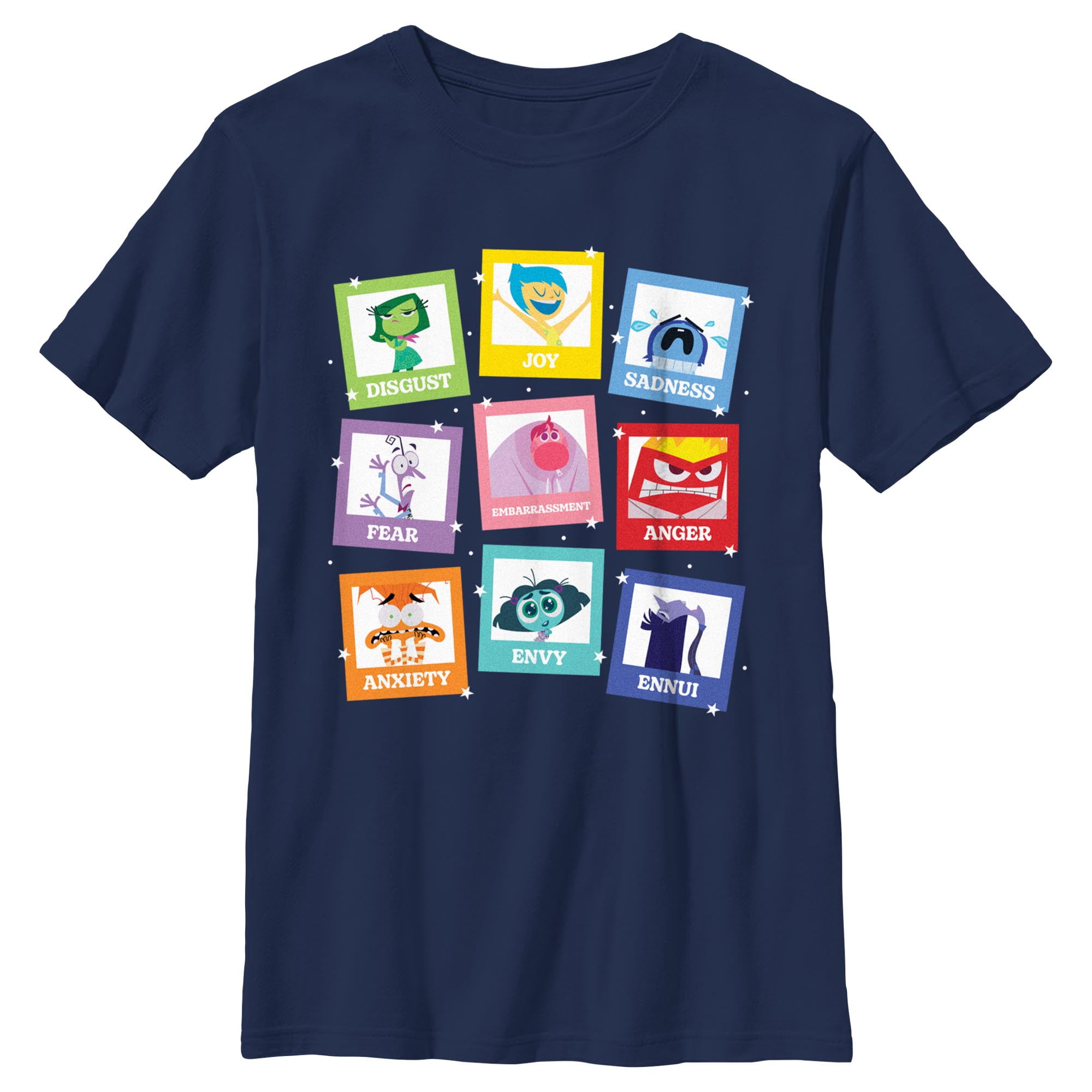 Boy's Inside Out 2 Emotions Portraits Graphic T-Shirt - Walmart.com