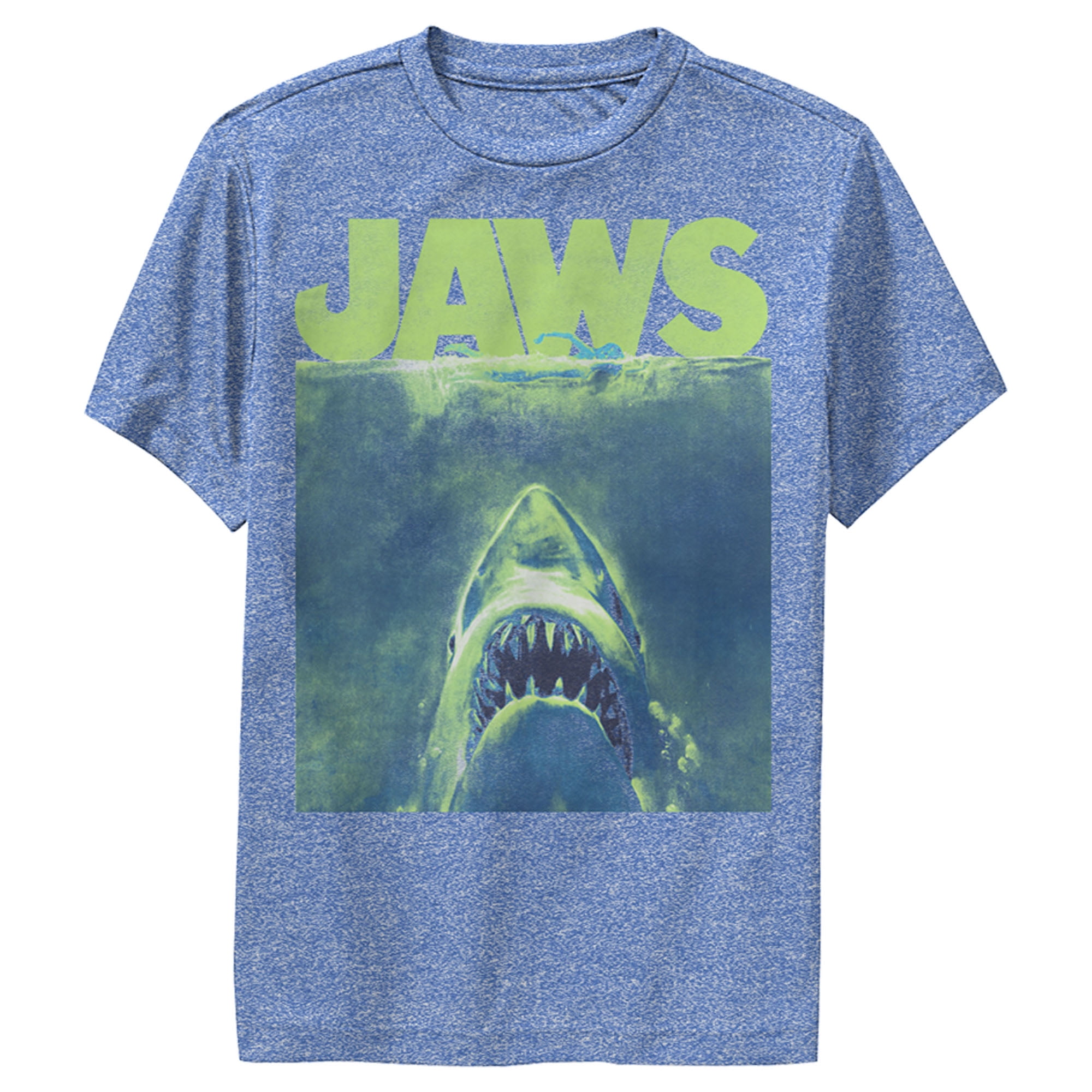Boy's Jaws Neon Poster Performance Graphic T-Shirt - Walmart.com