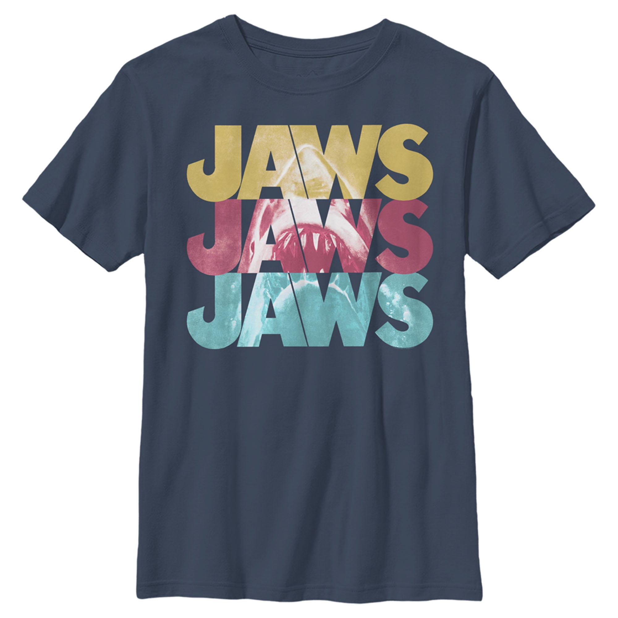 Boy's Jaws Stacked Movie Logo Graphic T-Shirt - Walmart.com
