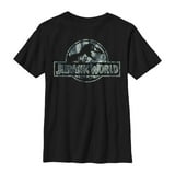 Boy's Jurassic World Jurassic Worldscale Tropical T. Rex Logo Graphic ...