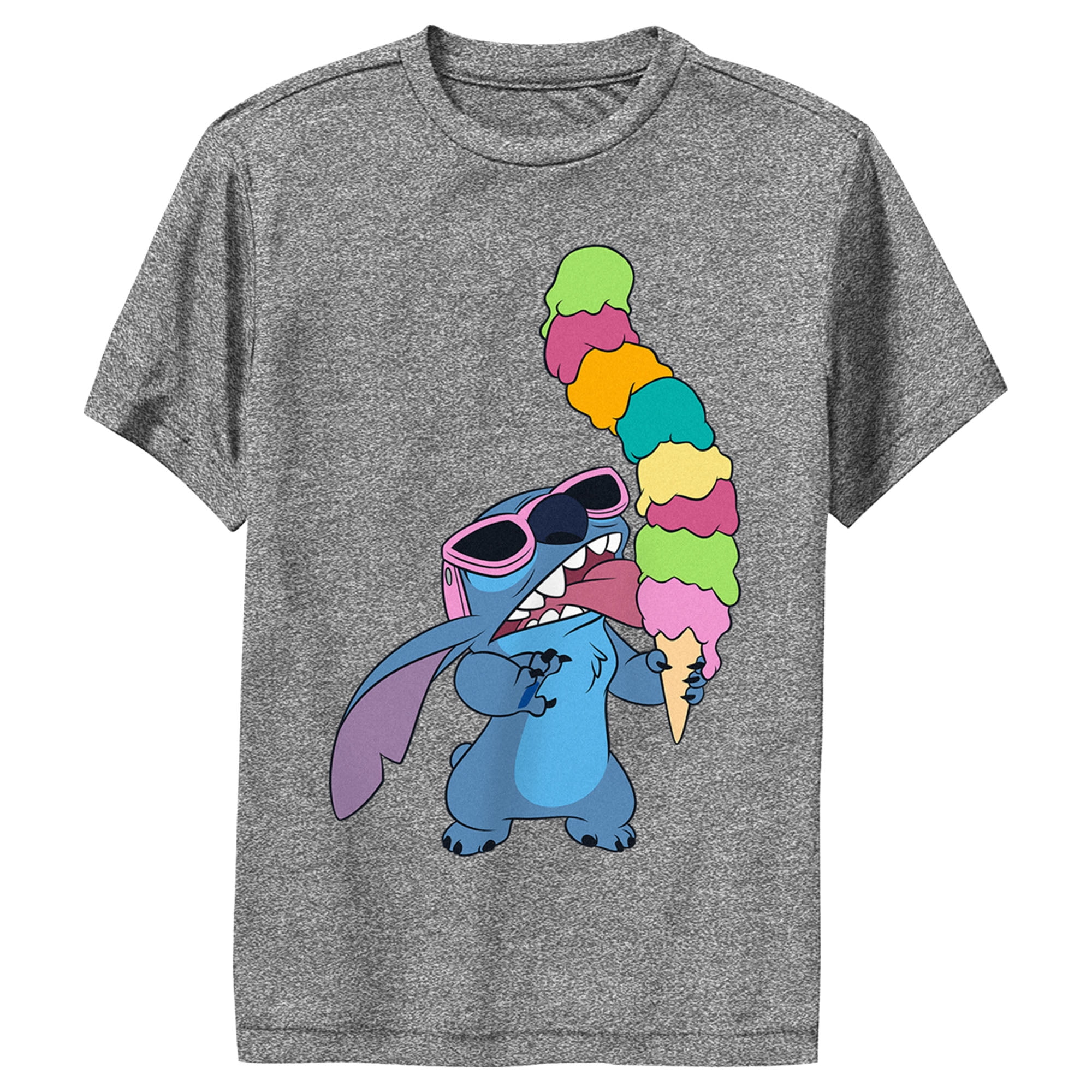 Boy's Lilo & Stitch Ice Cream Lover Stitch Performance Graphic Tee ...
