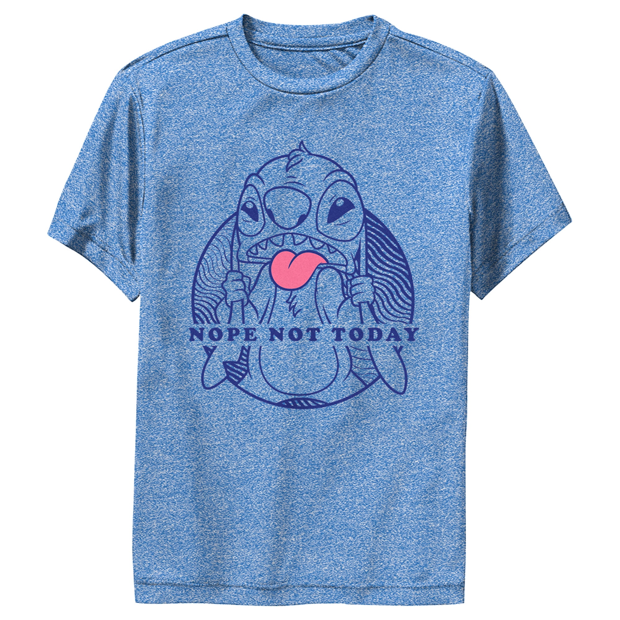 Boy's Lilo & Stitch Nope Not Today Angry Stitch Performance Graphic Tee ...