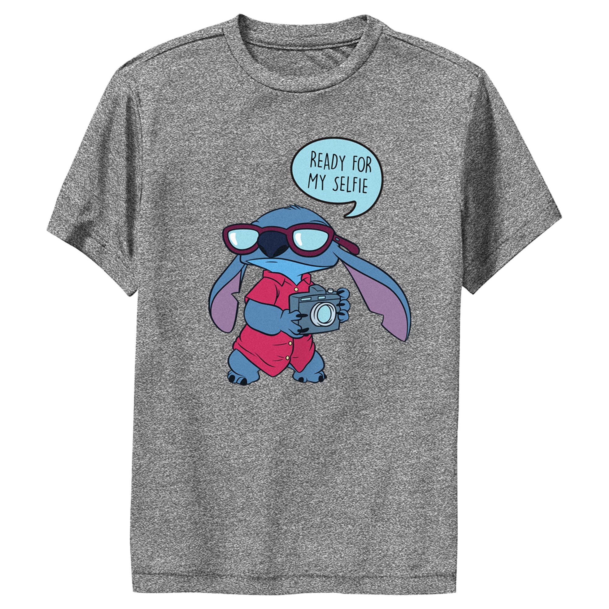 Boy's Lilo & Stitch Ready for My Selfie Performance Graphic Tee ...
