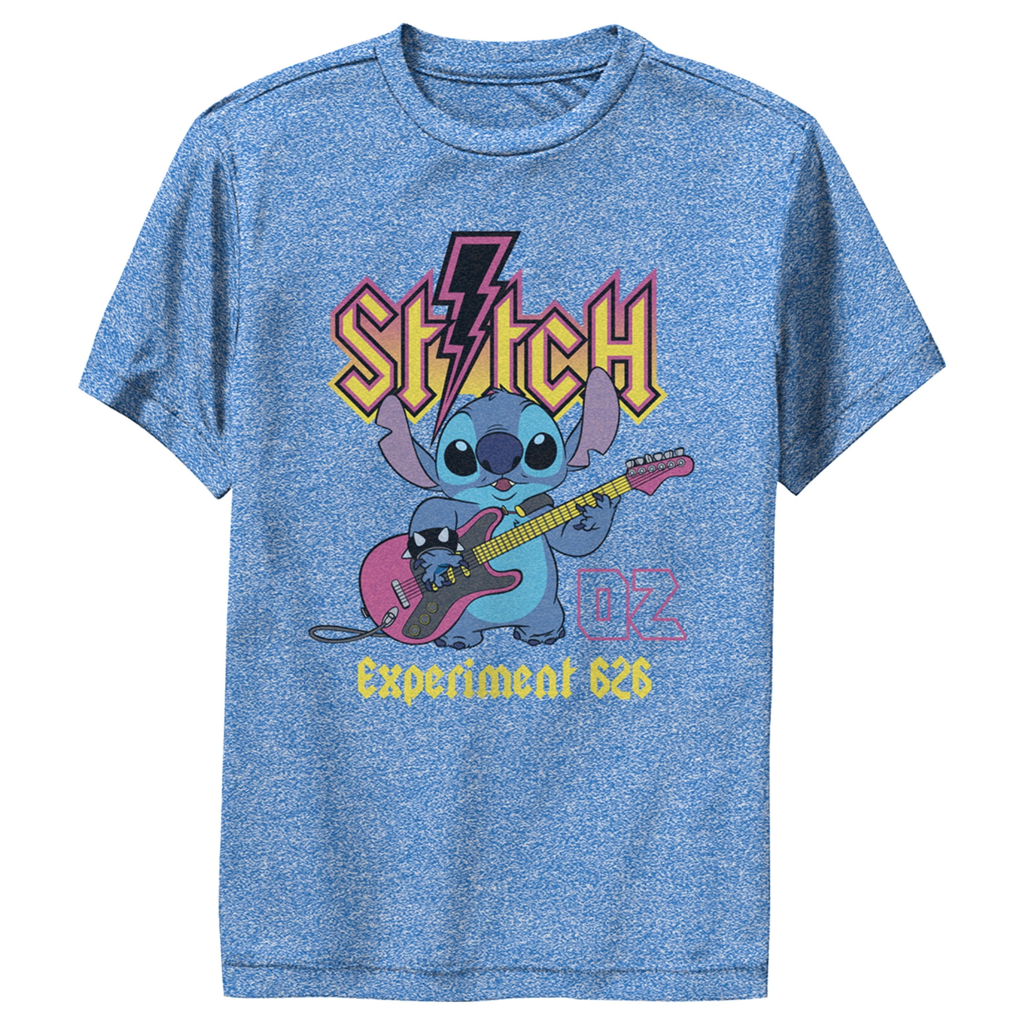 Boy's Lilo & Stitch Rocker Experiment 626 Performance Graphic Tee Royal ...