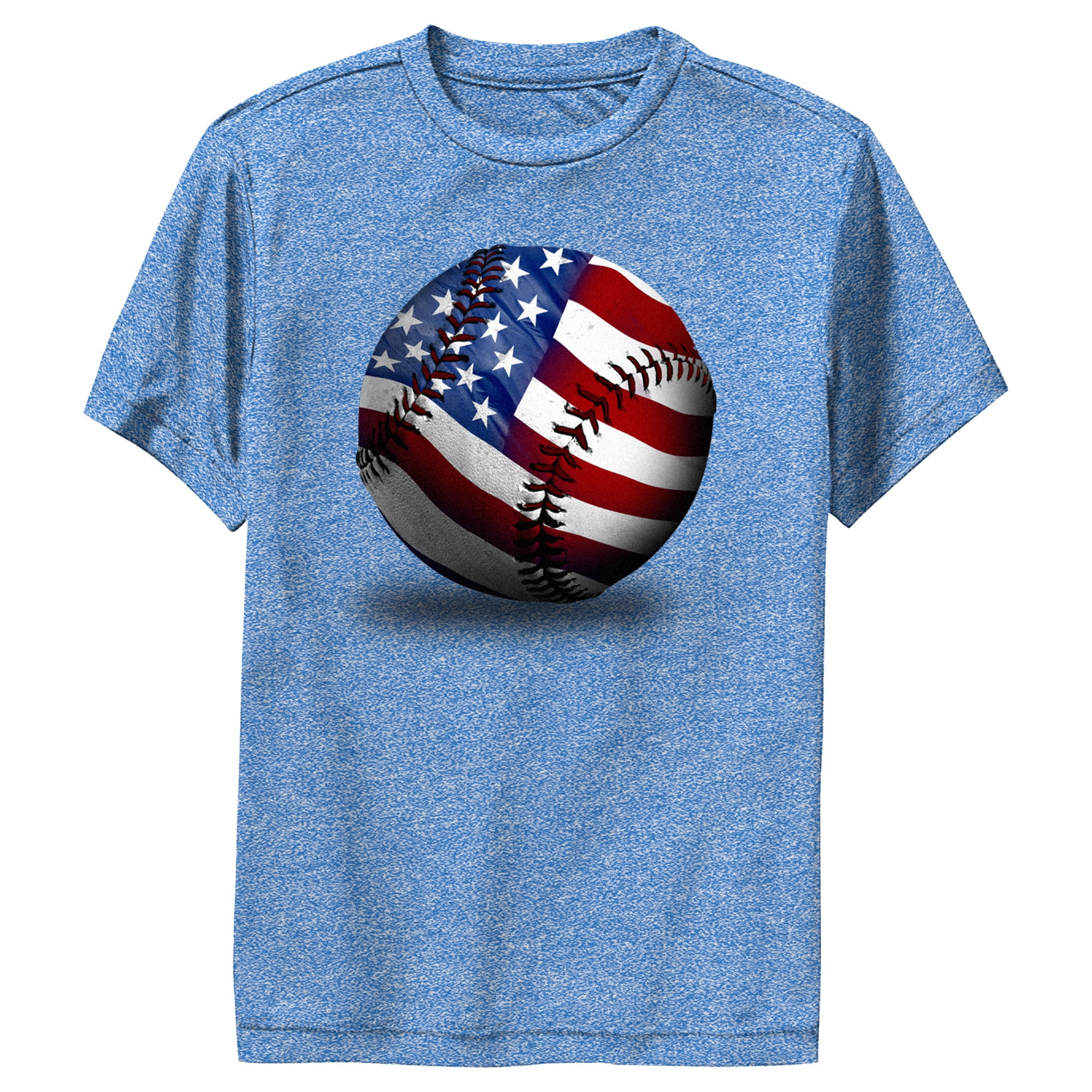 Boy's Lost Gods American Baseball Ball Performance Graphic Tee Royal ...