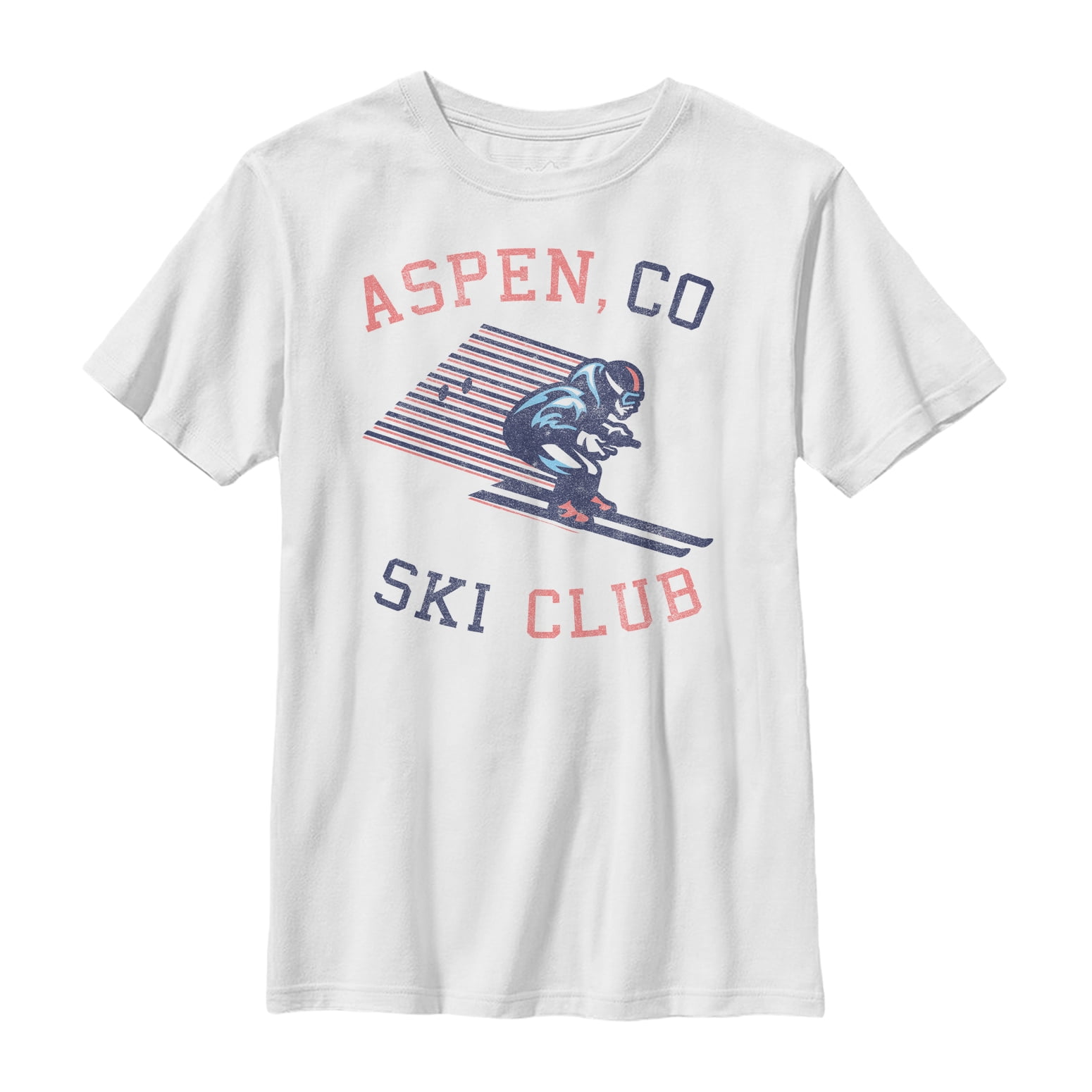 Boy's Lost Gods Aspen Ski Club Graphic Tee White Small - Walmart.com