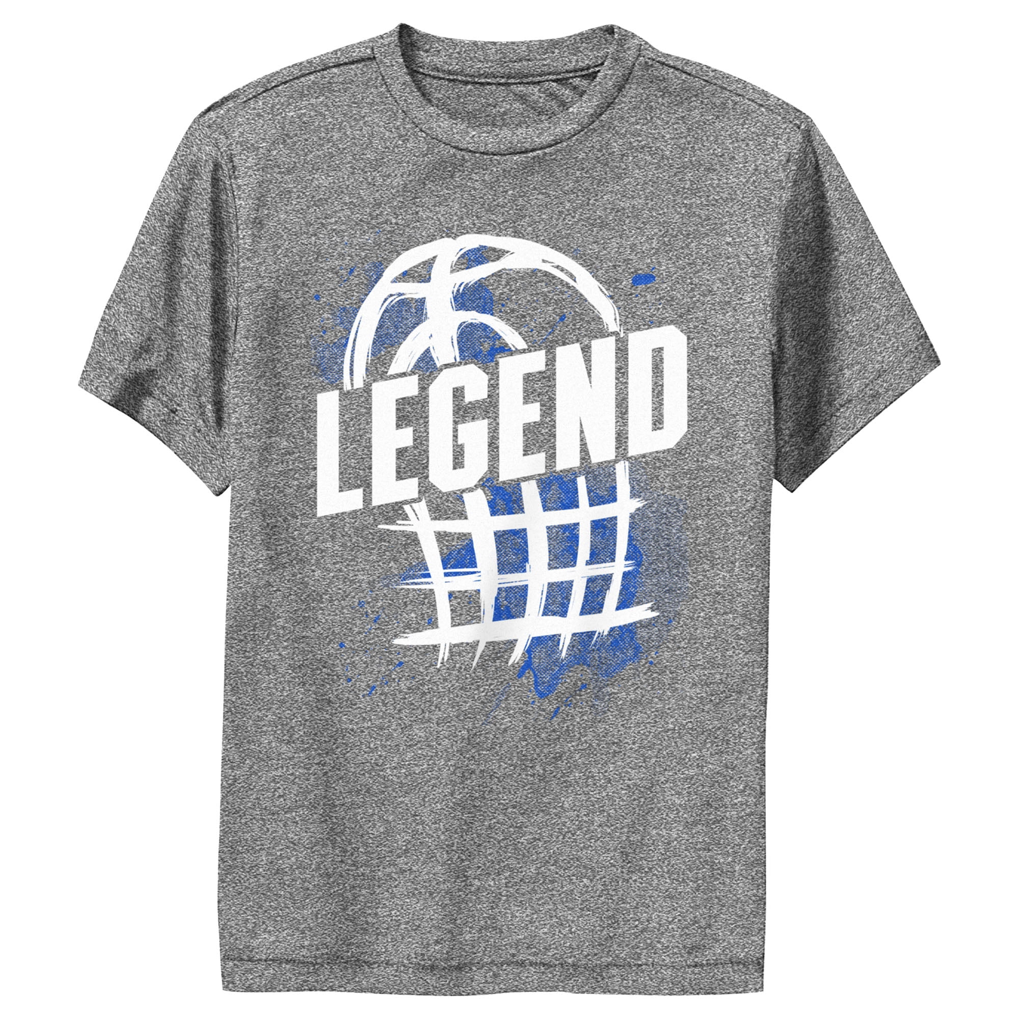 Boy's Lost Gods Basketball Legend Blue Performance Graphic Tee Charcoal ...