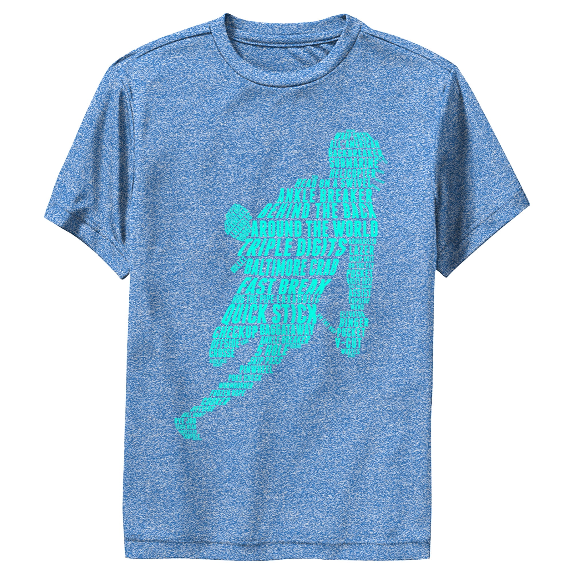 Boy's Lost Gods Lacrosse Slang Terms Silhouette Performance Graphic Tee ...