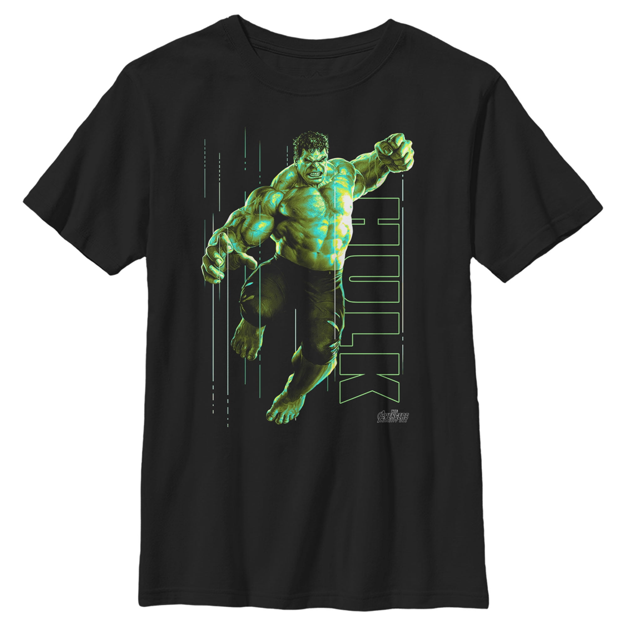 Marvel Boys' Hulk Graphic Tee, Black Medium, Avengers Infinity War ...