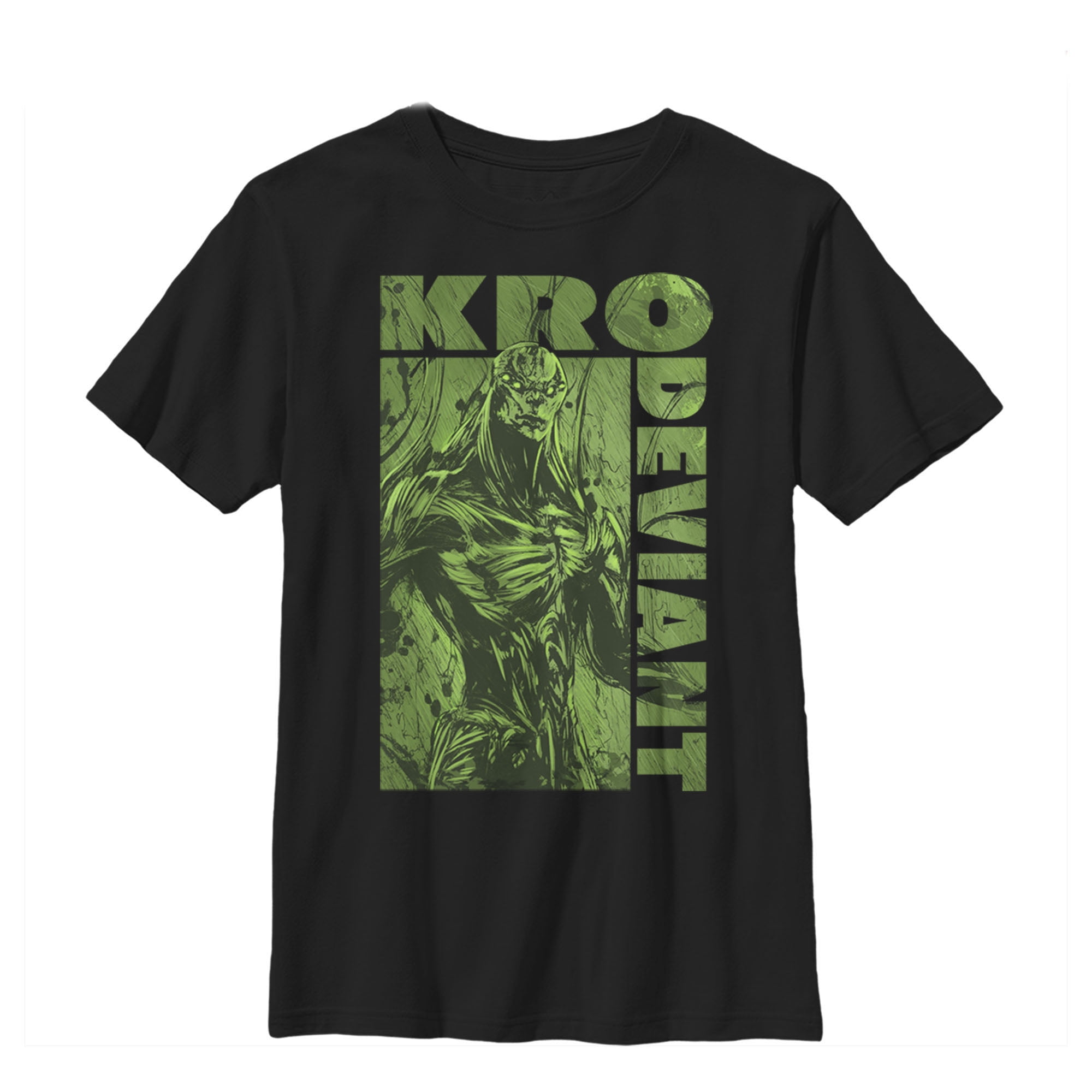 Boy's Marvel Eternals Kro Deviant Green Graphic Tee Black Large ...