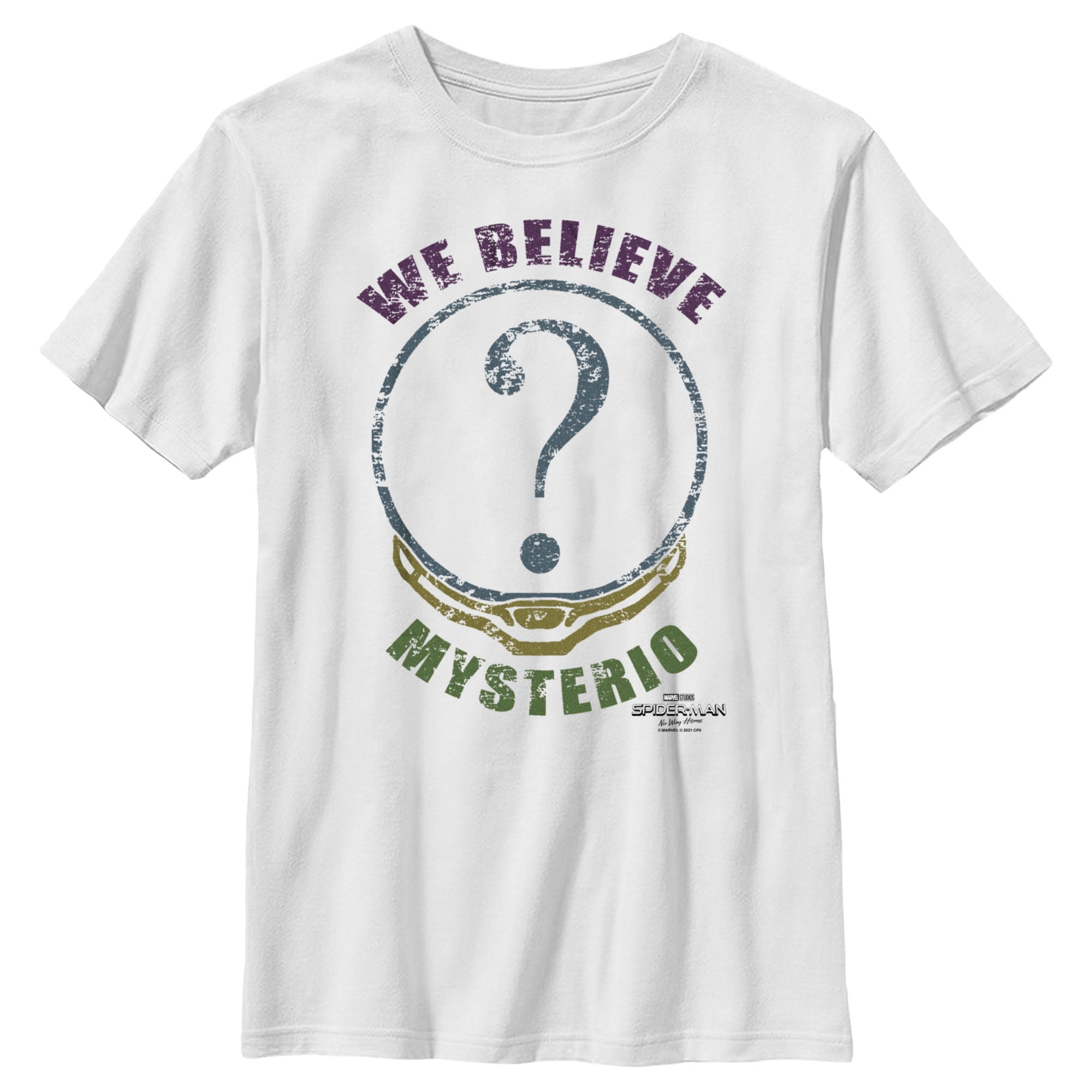 Boy's Marvel Spider-Man: No Way Home We Believe Mysterio Distressed ...