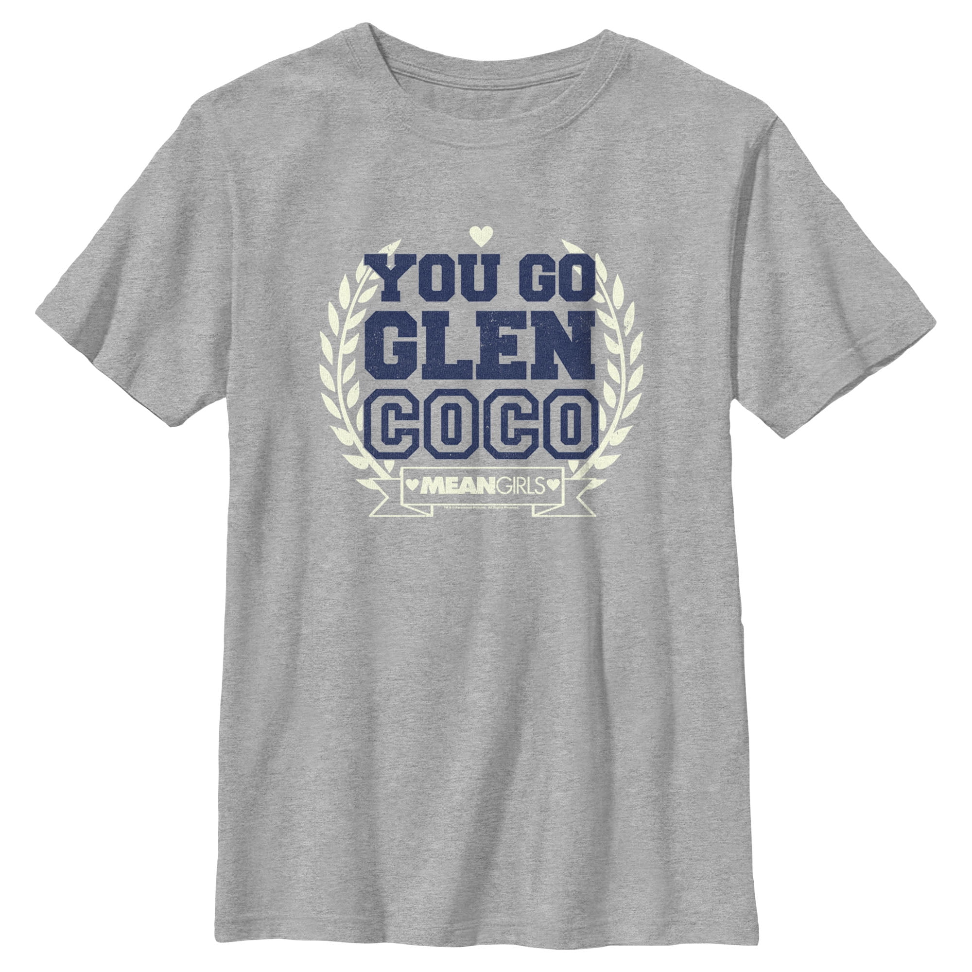 Boy's Mean Girls You Go Glen Coco Graphic Tee Athletic Heather Small ...