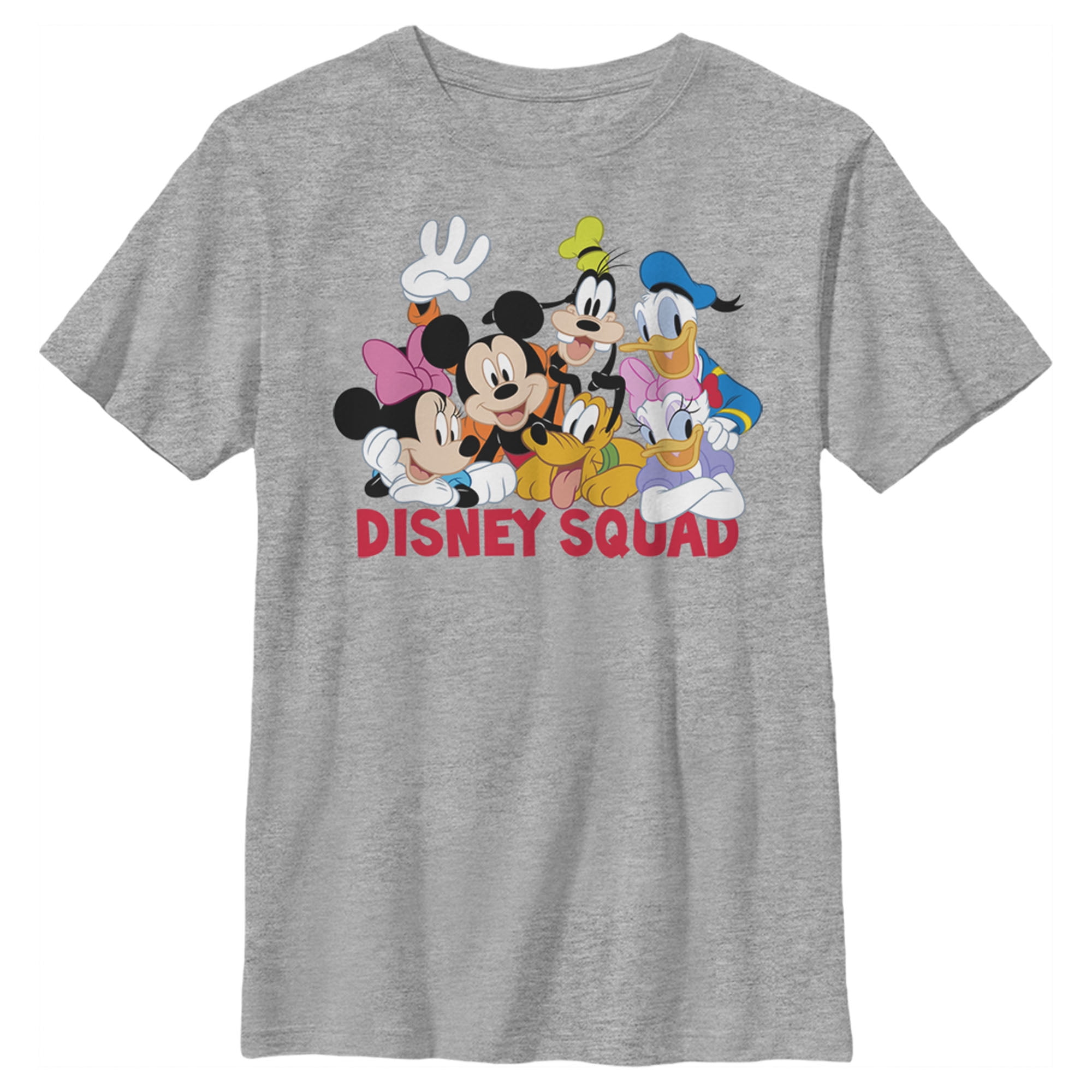 Boy's Mickey & Friends Disney Squad Group Shot Graphic Tee Athletic ...