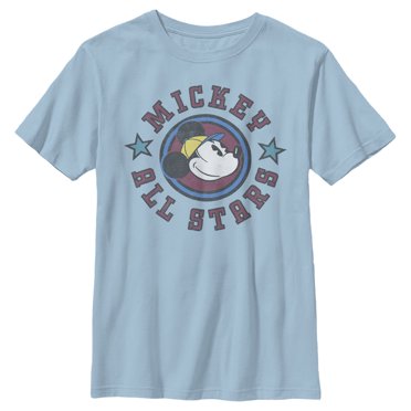 Boy's Mickey & Friends Mickey Mouse Tongue Out Graphic Tee Light Blue ...