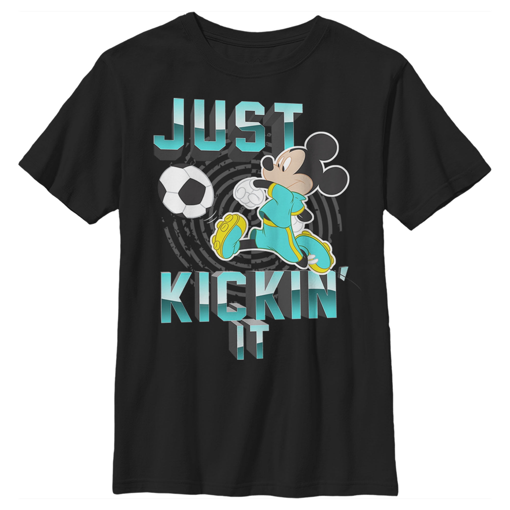 Boy's Mickey & Friends Mickey Mouse Soccer Just Kickin' It Graphic Tee ...