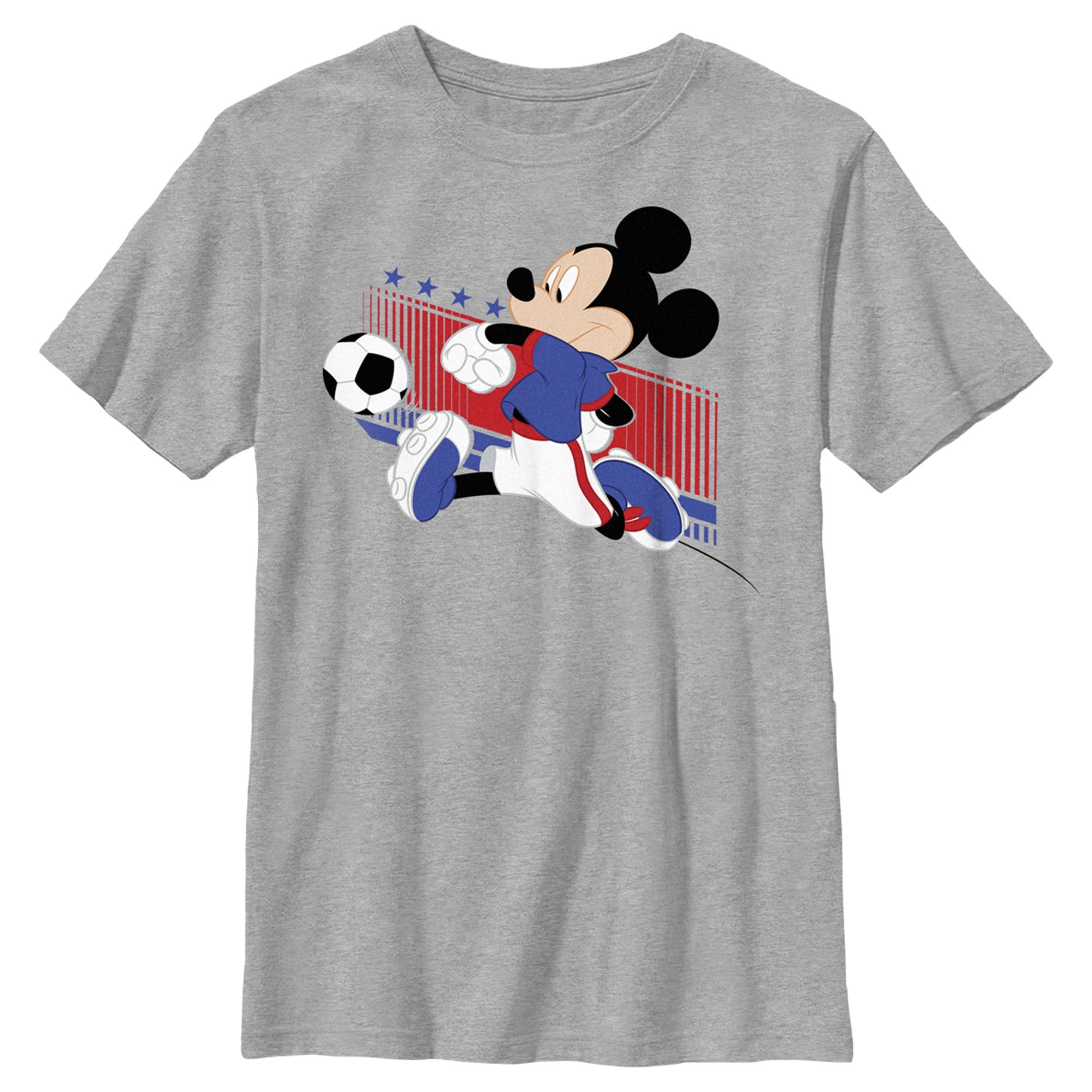 Boy's Mickey & Friends Mickey Mouse Soccer USA Graphic Tee Athletic ...