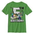 Boy's Minecraft Happy 5th Birthday Graphic T-Shirt - Walmart.com