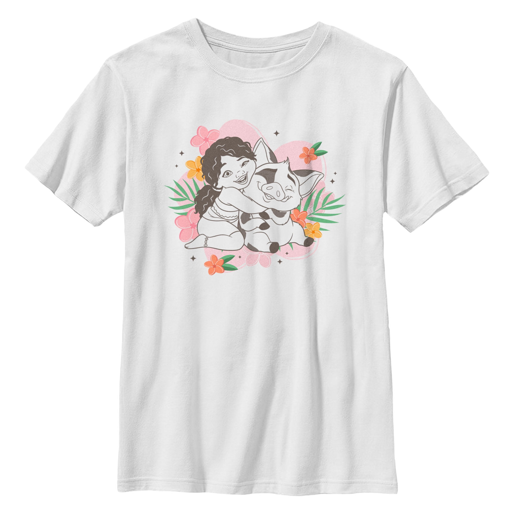 Boy's Moana 2 Simea and Pua Graphic T-Shirt - Walmart.com