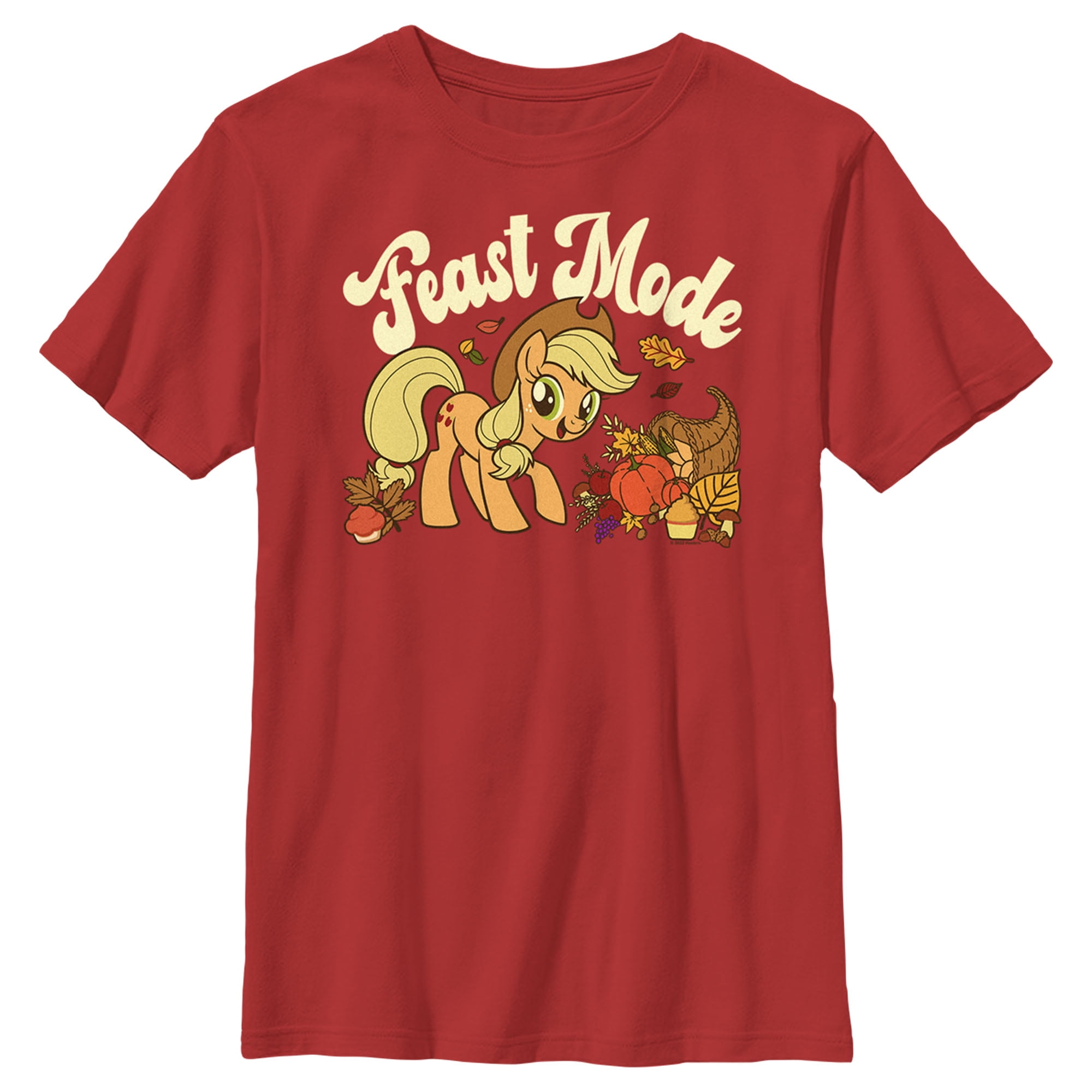 Boy's My Little Pony: Friendship is Magic Applejack Feast Mode Graphic ...