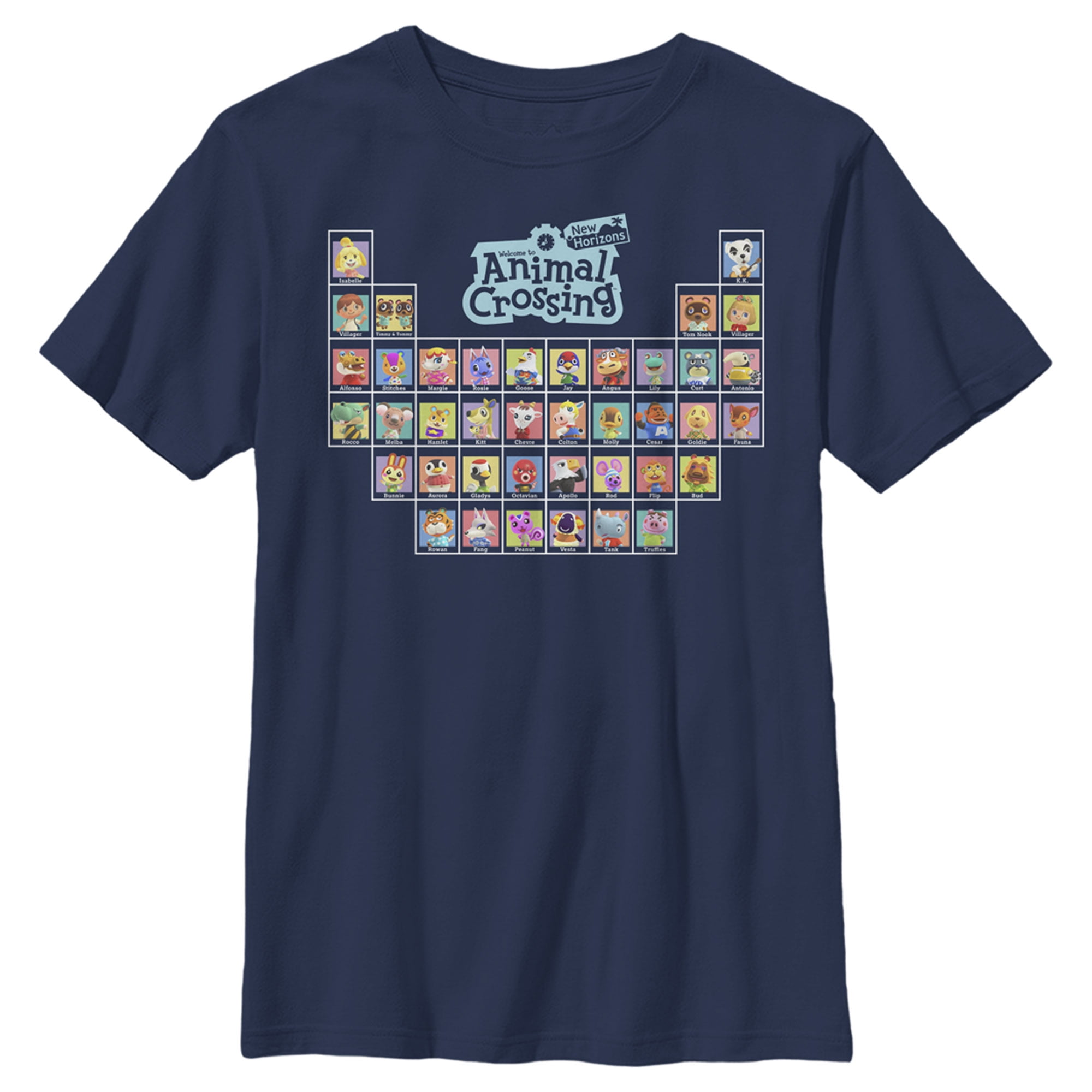Boy's Nintendo Animal Crossing New Horizons Periodic Table of ...