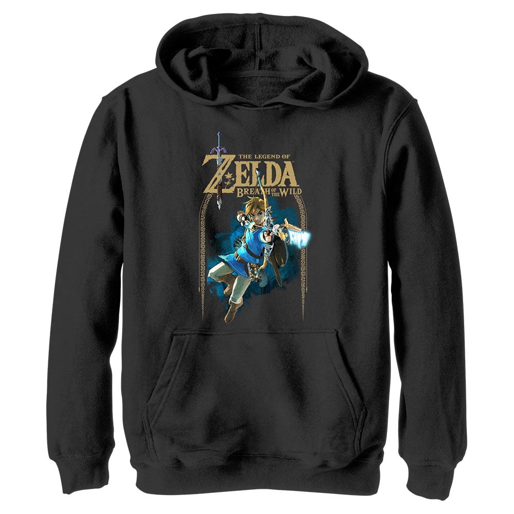 Nintendo Boy's Legend of Zelda Breath of the Wild Hoodie, Kids Apparel ...