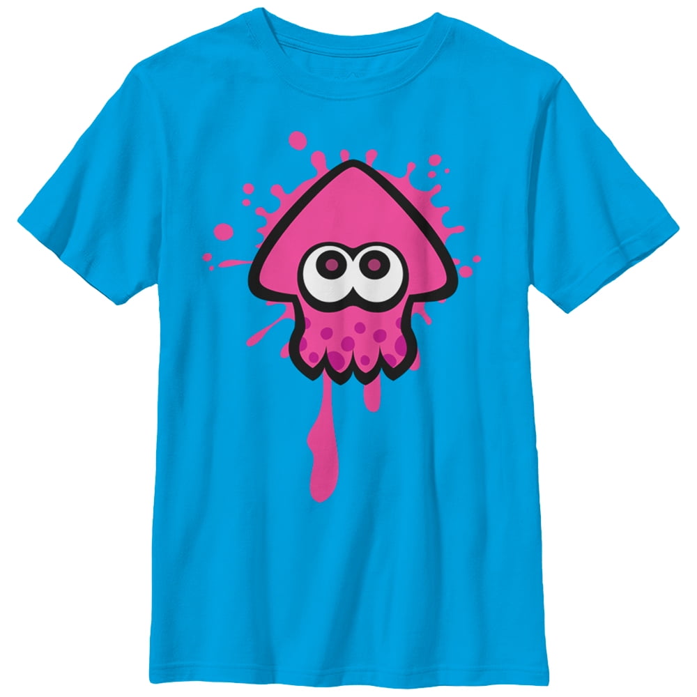 Boy's Nintendo Splatoon Inkling Squid Graphic Tee Turquoise Large ...