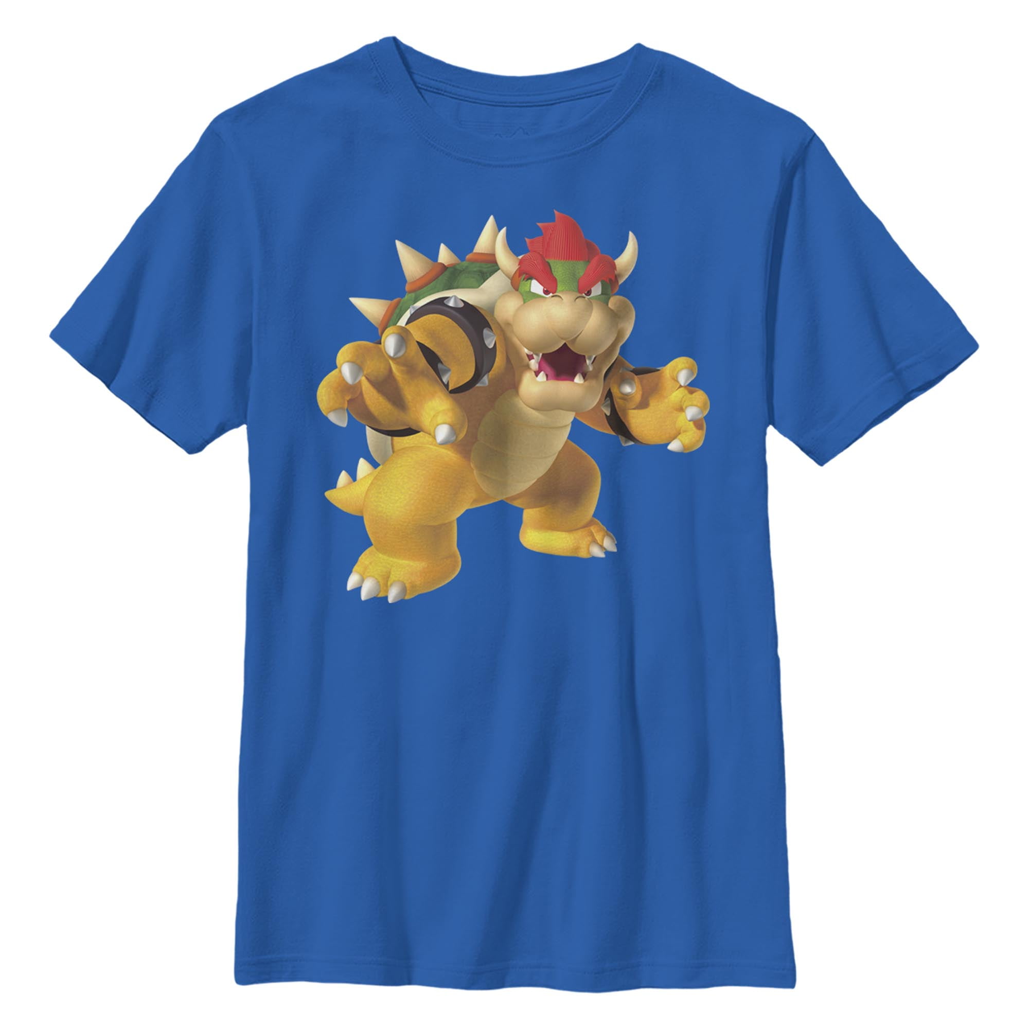 Boy's Nintendo Super Mario Bowser Pose Graphic T-Shirt - Walmart.com