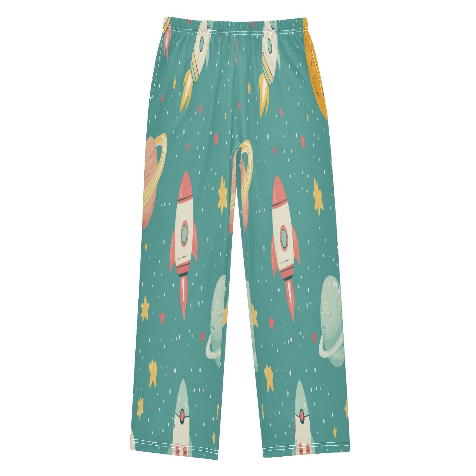 Boy's Pajama Pants - All-Over Print Cotton-Like Modal , Loose Fit Thin ...