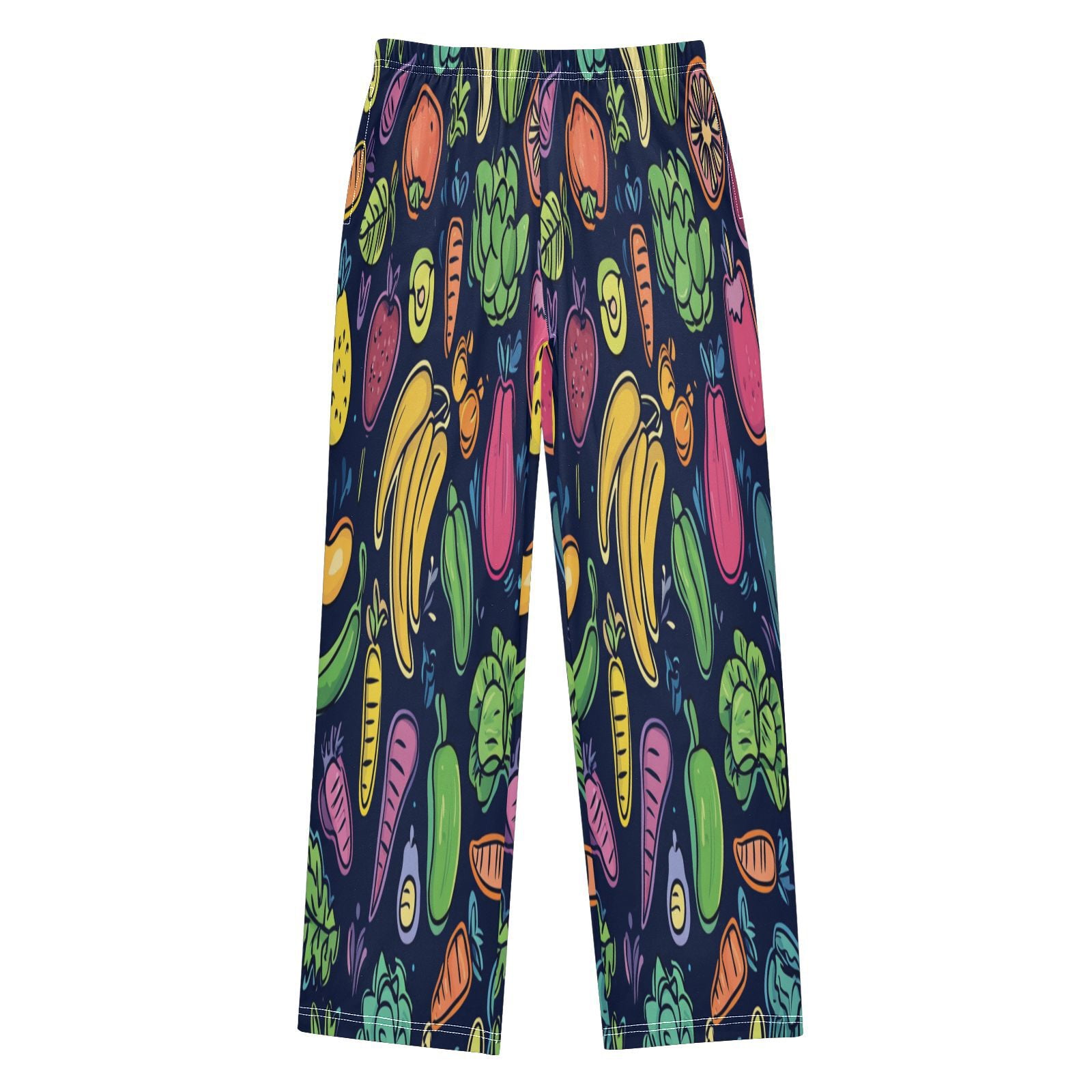 Boy's Pajama Pants - All-Over Print Cotton-Like Modal , Loose Fit Thin ...